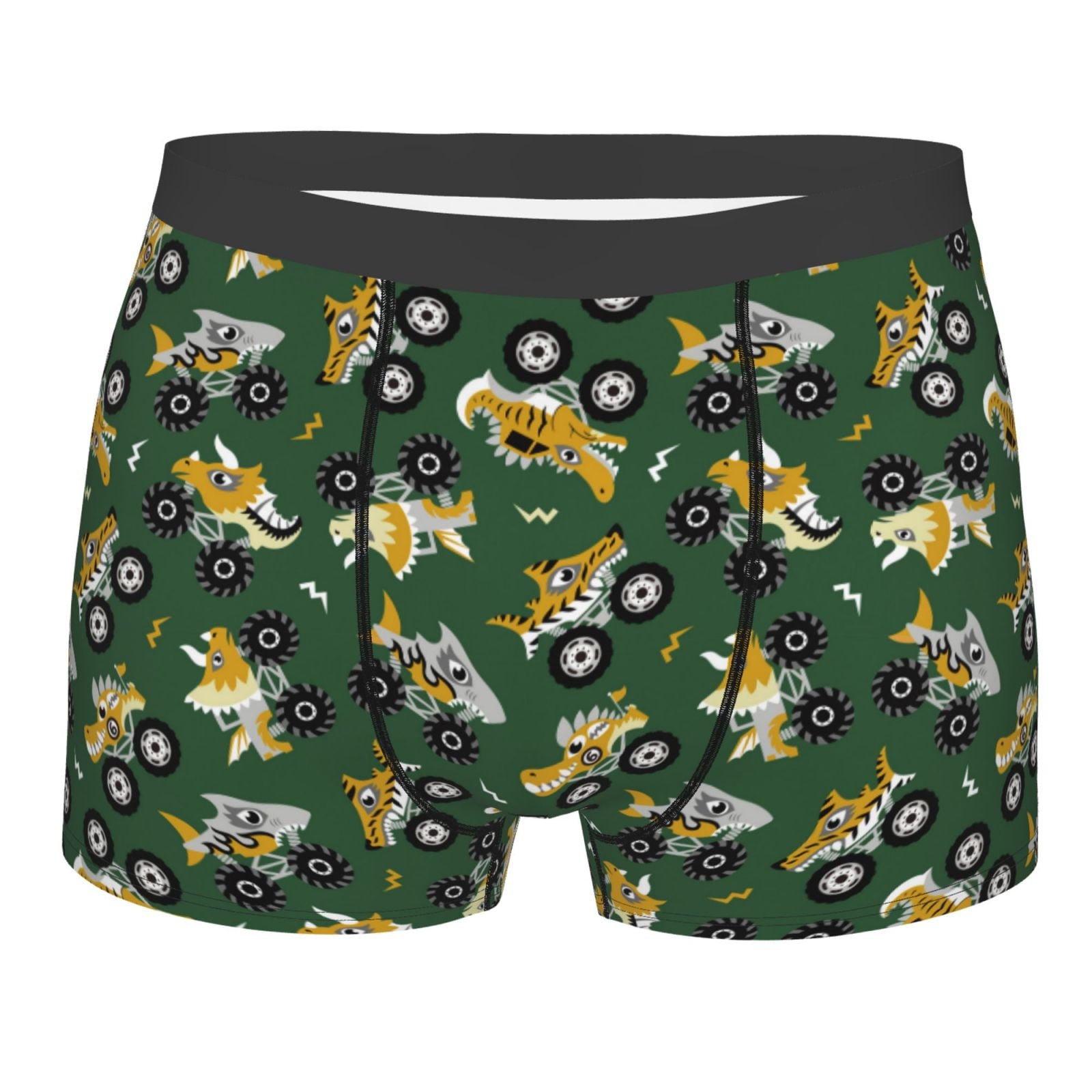 Naloa Cartoon Car Print Mens Underwear - Boxers for Men, Classic Briefs ...