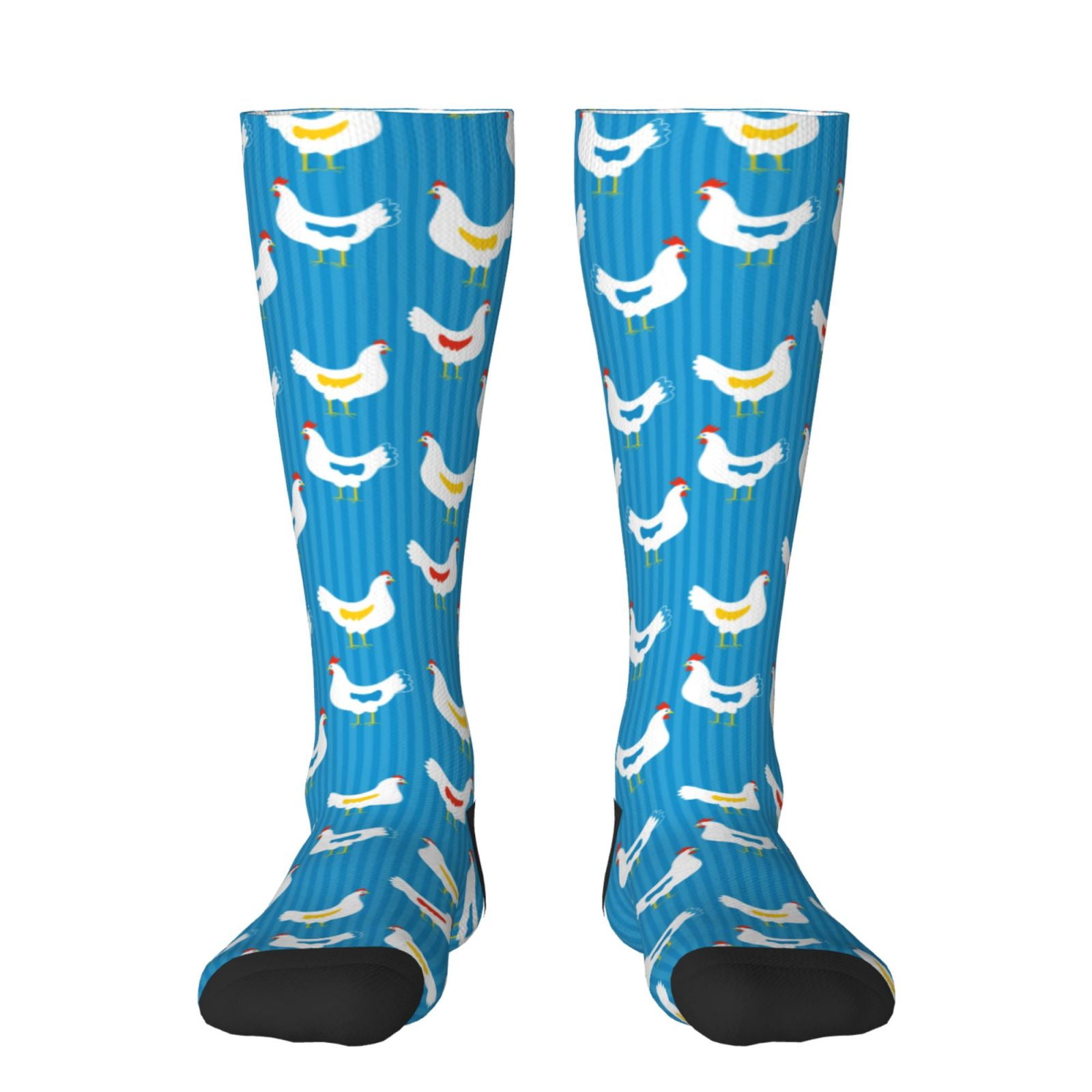 Naloa Cartoon Chicken Thigh High Socks Extra Long Stretchy Sock Women ...