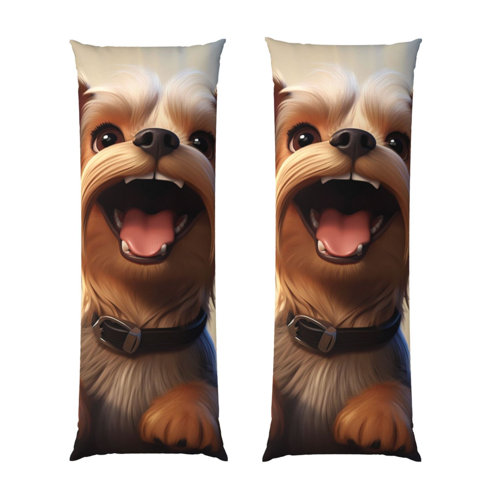 Naloa Cartoon Happy Cute Puppy Super Soft 20x60 Body Pillow Case,Long Side Hidden Zipper（PILLOWS ...