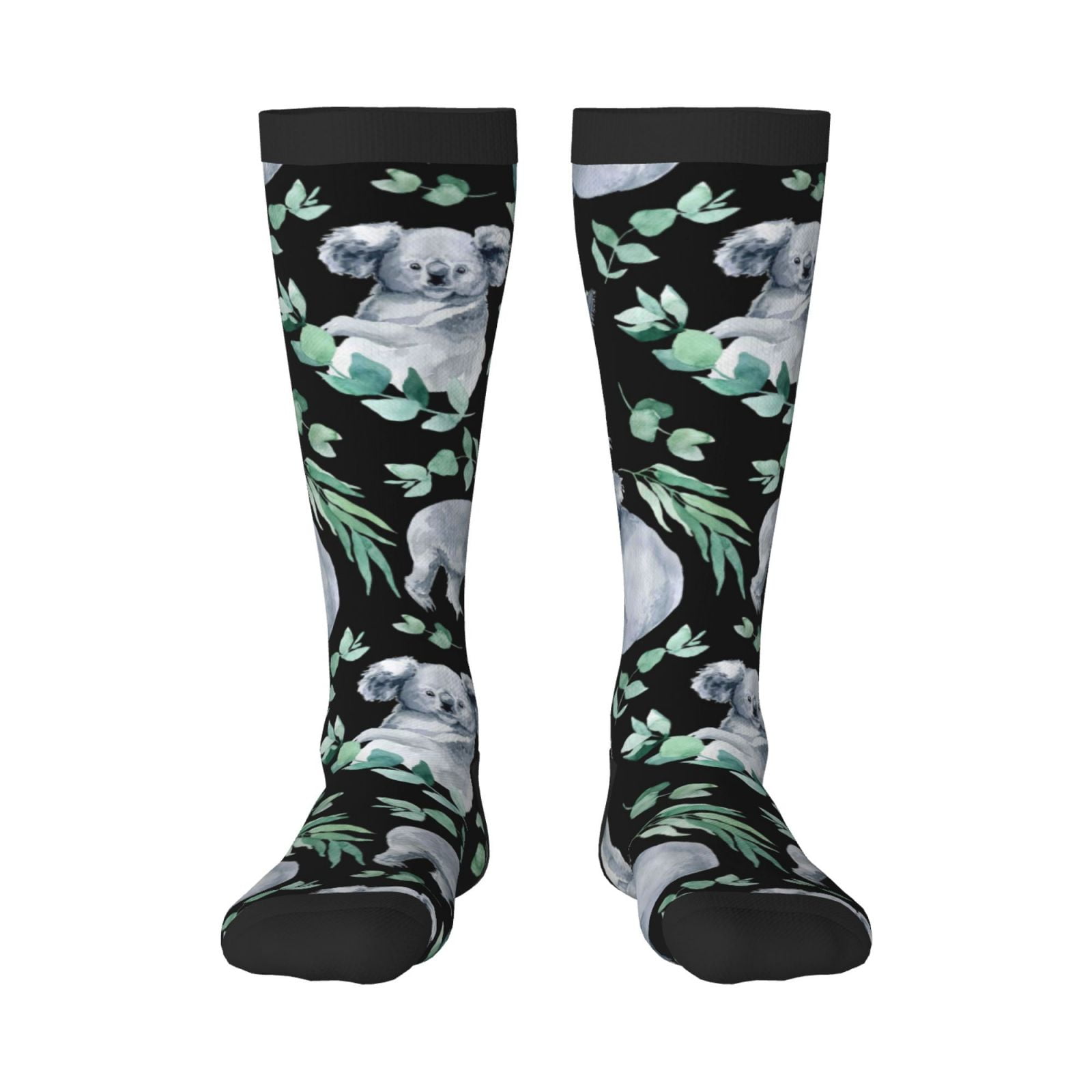 Naloa Cartoon Koala Bear Thigh High Socks Extra Long Stretchy Sock ...