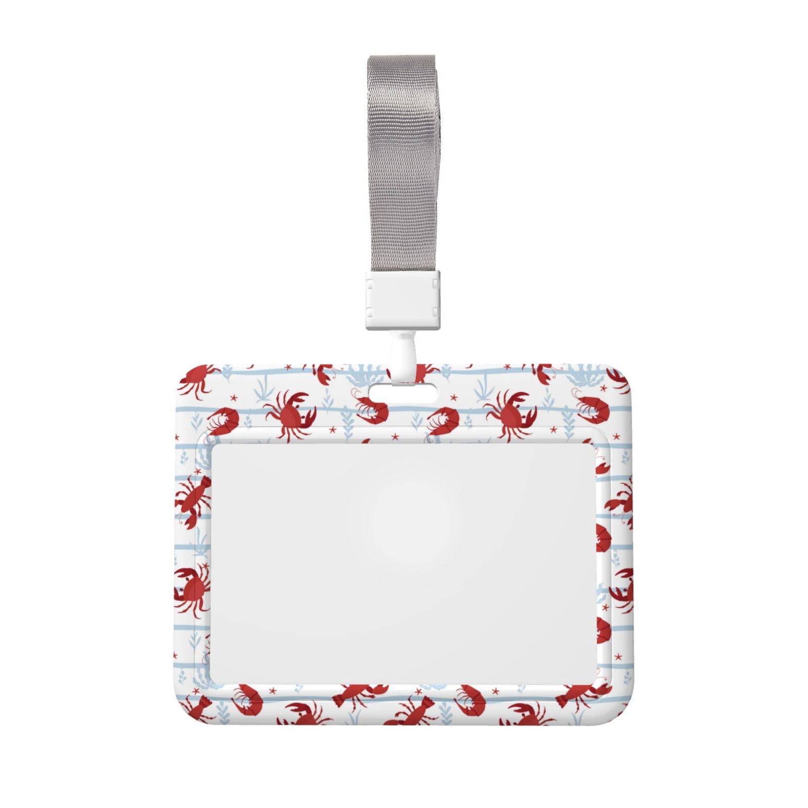 Naloa Cartoon Lobsters Card Badge Holder Work Badge Sleeve for Office ...