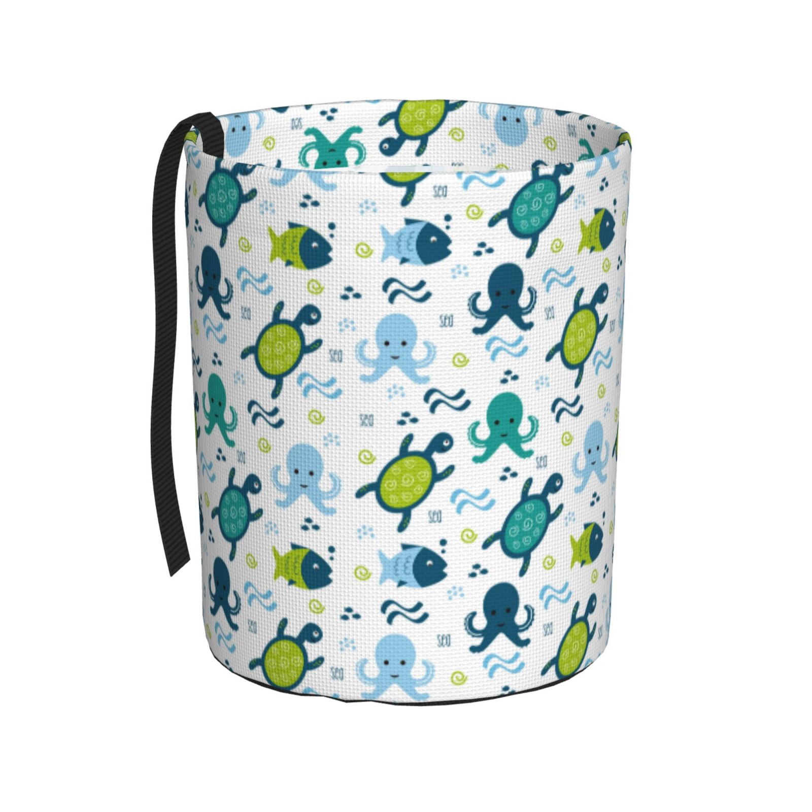 Naloa Cartoon Sea Creatures Car Trash Can Garbage Car Accessories Trash ...