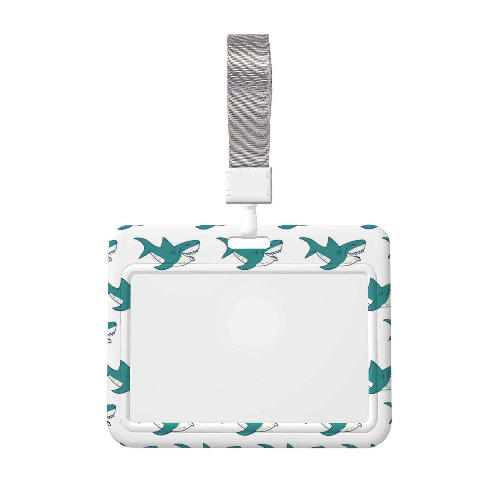 Naloa Cartoon Shark Card Badge Holder Work Badge Sleeve for Office ...