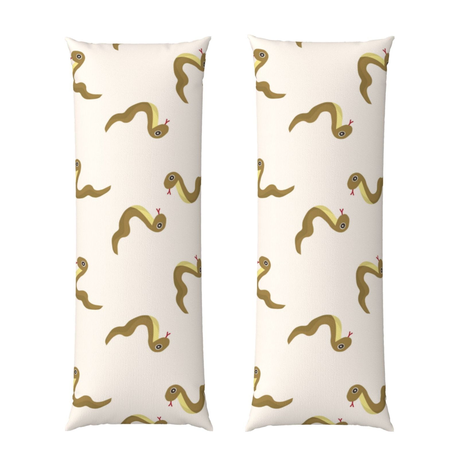 Naloa Cartoon Snake Super Soft 20x60 Body Pillow Case,Long Side Hidden ...