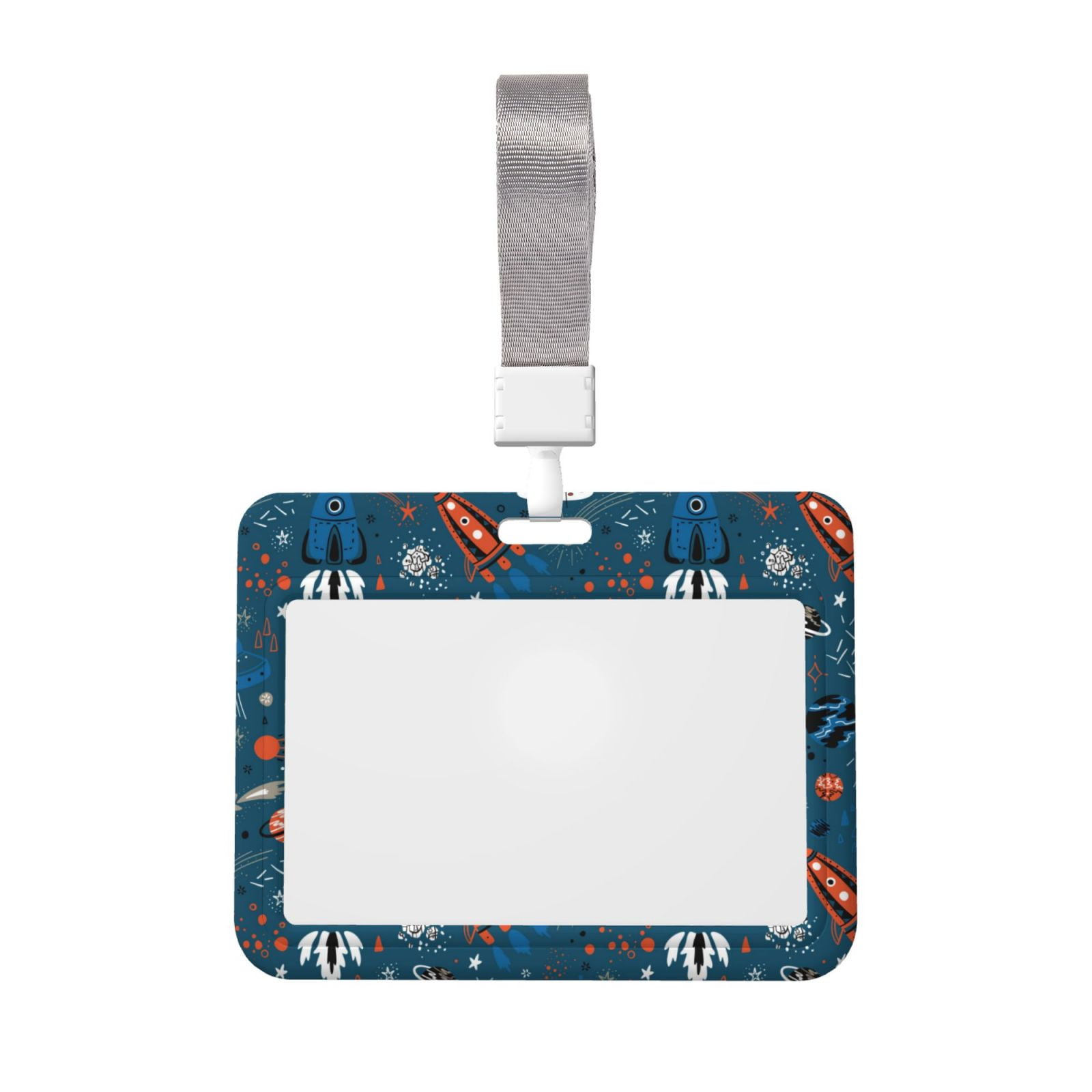 Naloa Cartoon Space1 Card Badge Holder Work Badge Sleeve for Office ...