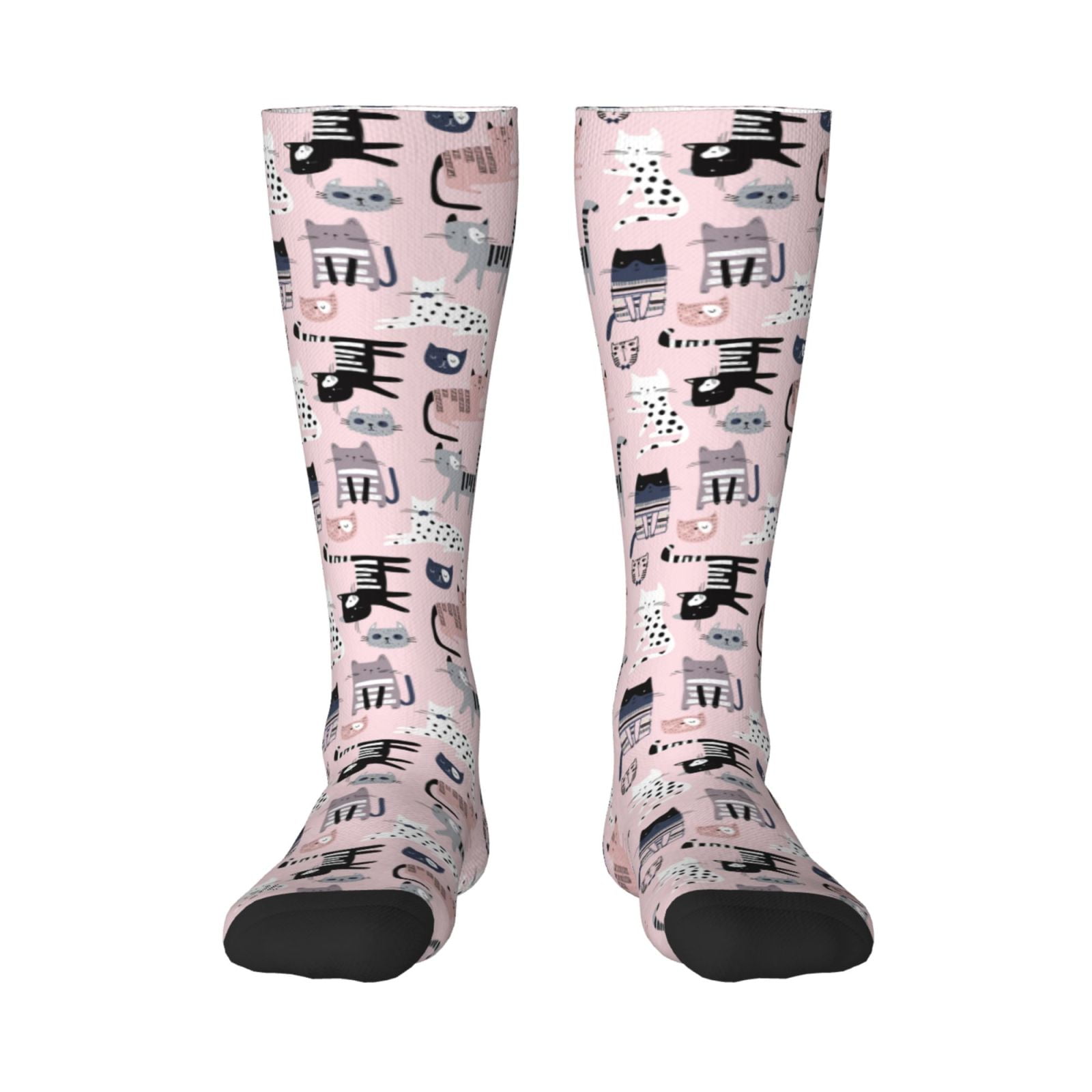 Naloa Cat Thigh High Socks Extra Long Stretchy Sock Women Over Knee ...