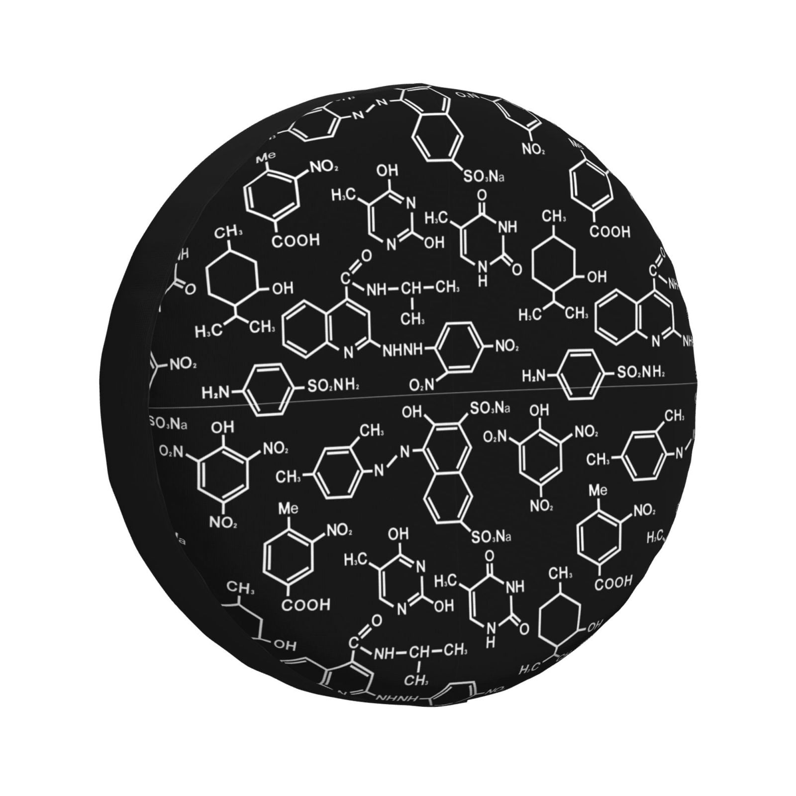 Naloa Chemistry Formulas 1 PVC Leather Spare Tire Wheel Cover for Car ...