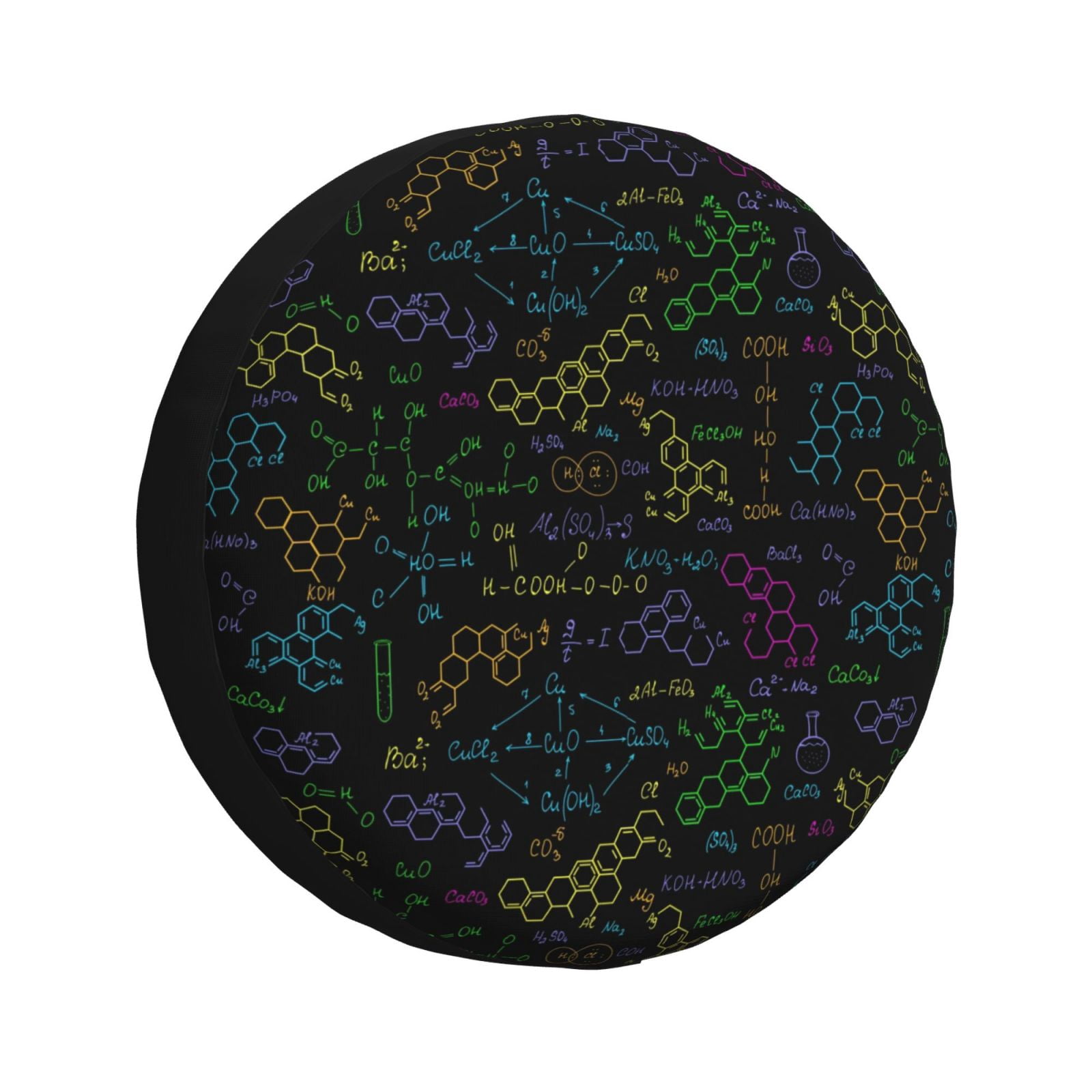 Naloa Chemistry Formulas PVC Leather Spare Tire Wheel Cover for Car ...