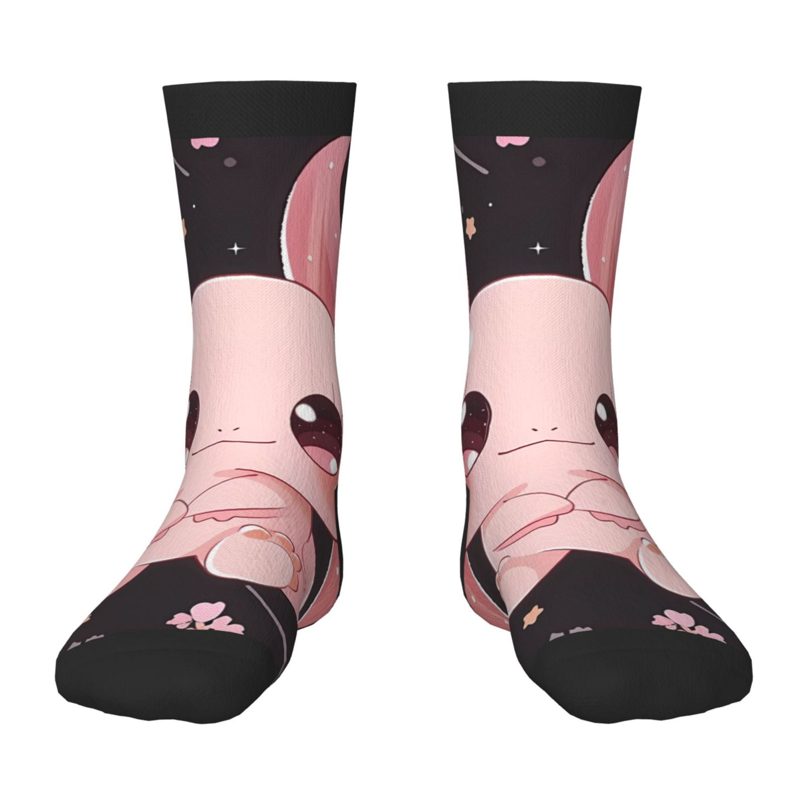 Naloa Chibi Axolotl Sakura Fantasy Kids Socks Unisex Kids and Toddlers ...