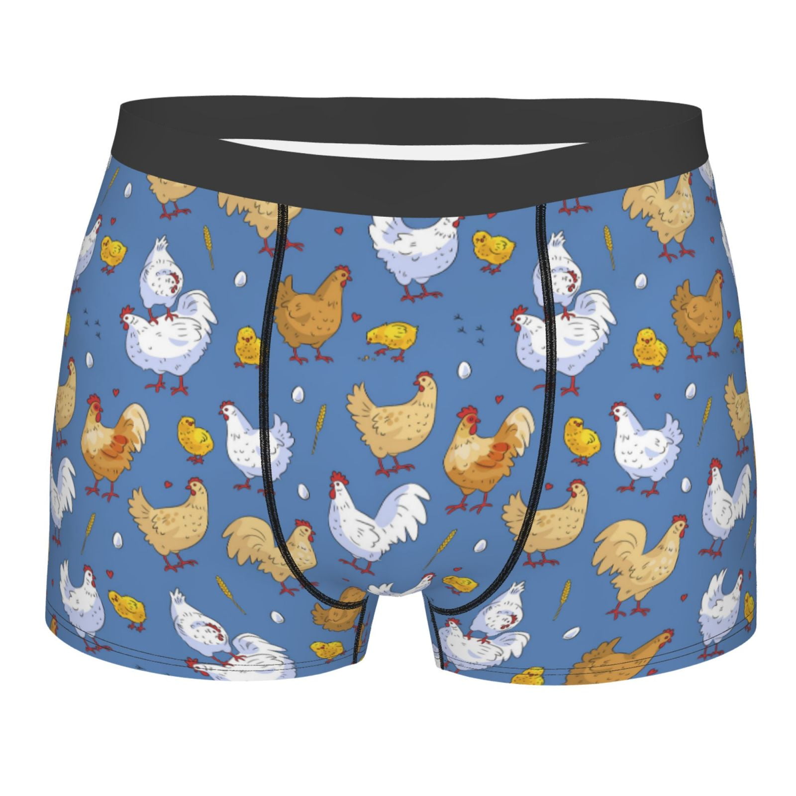 Naloa Chicken Family Print Mens Underwear - Boxers for Men, Classic Briefs for Men - Walmart.com