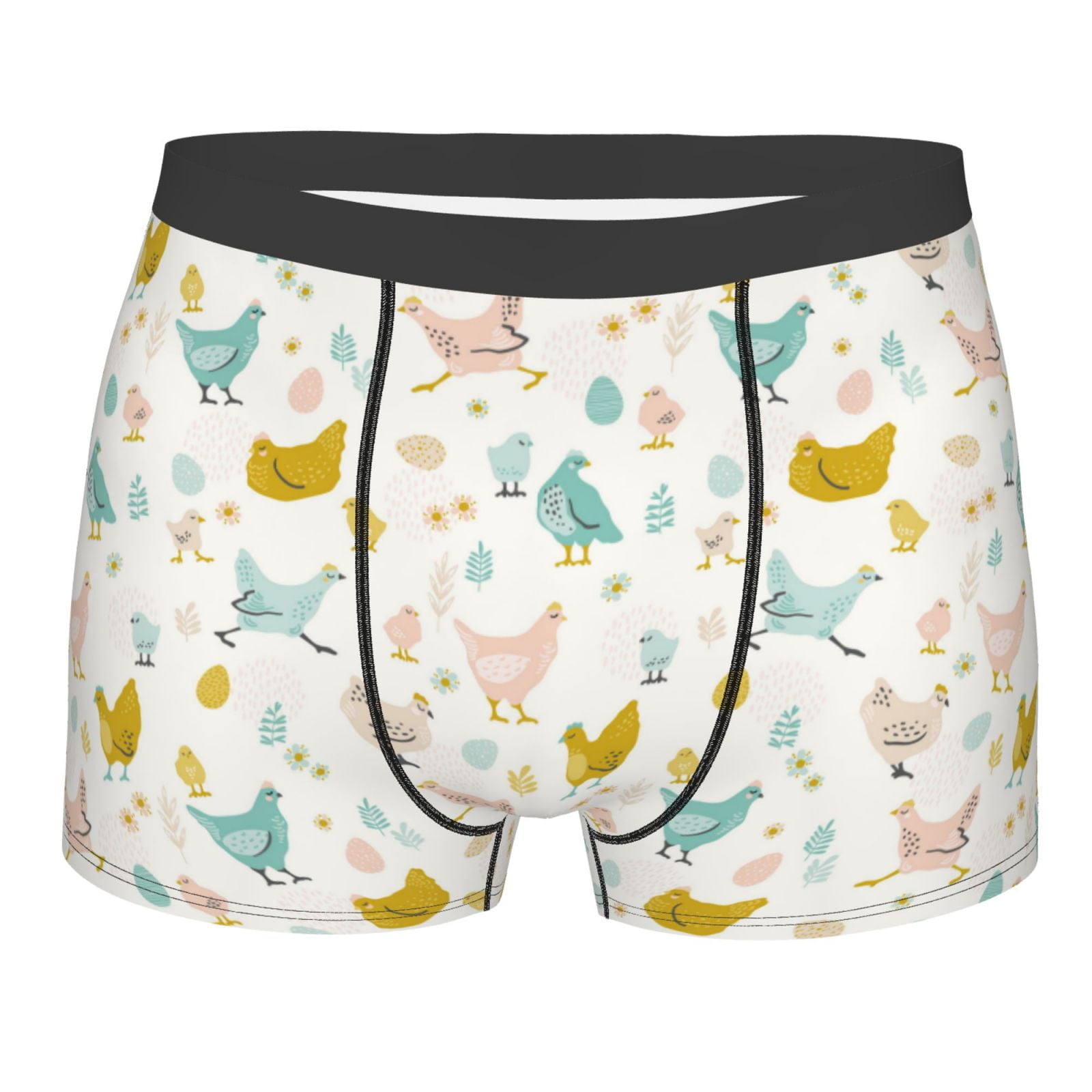 Naloa Chicken Print Mens Underwear - Boxers for Men, Classic Briefs for ...