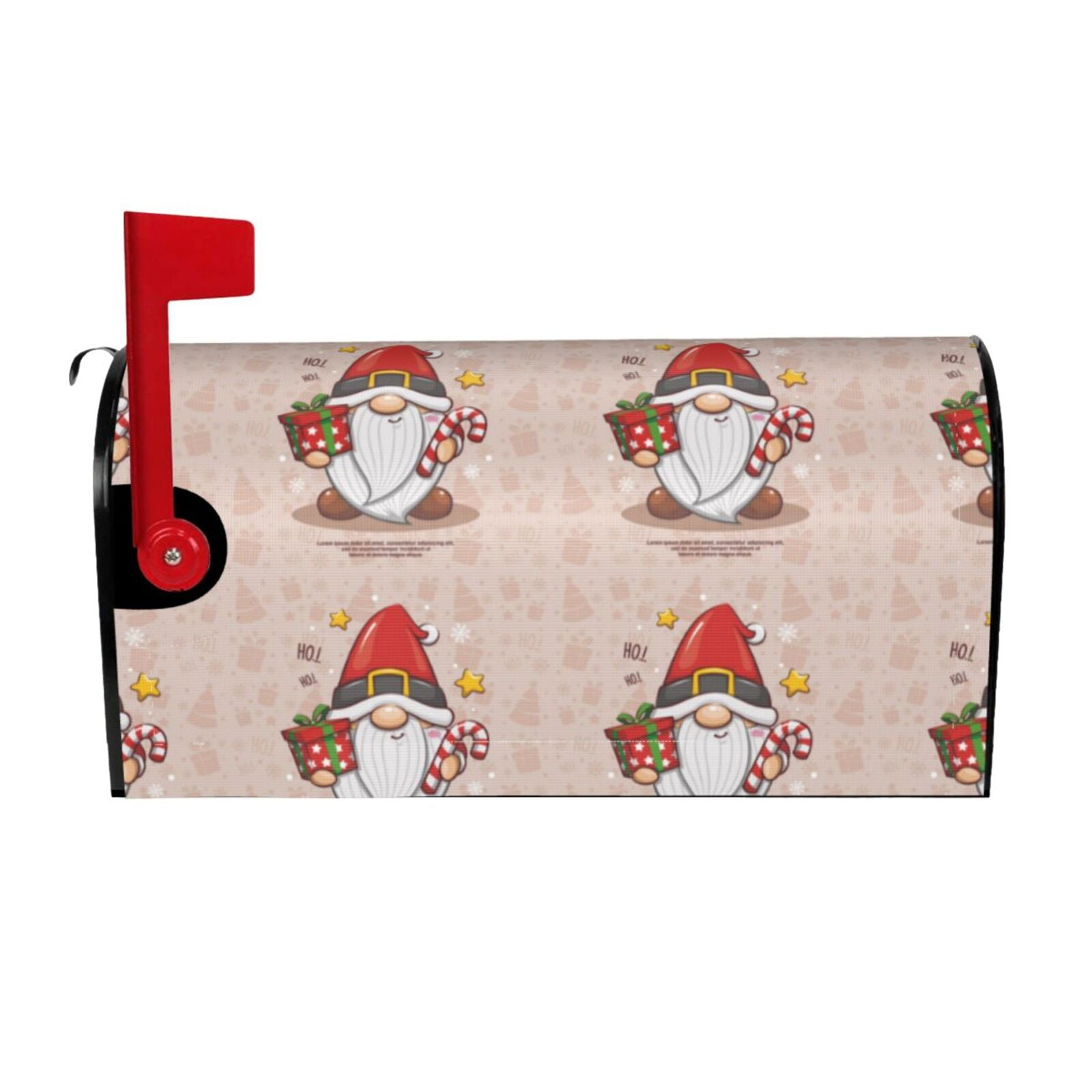 Naloa Christmas Gnome star Mailbox Covers Magnetic Post Box Cover Post ...