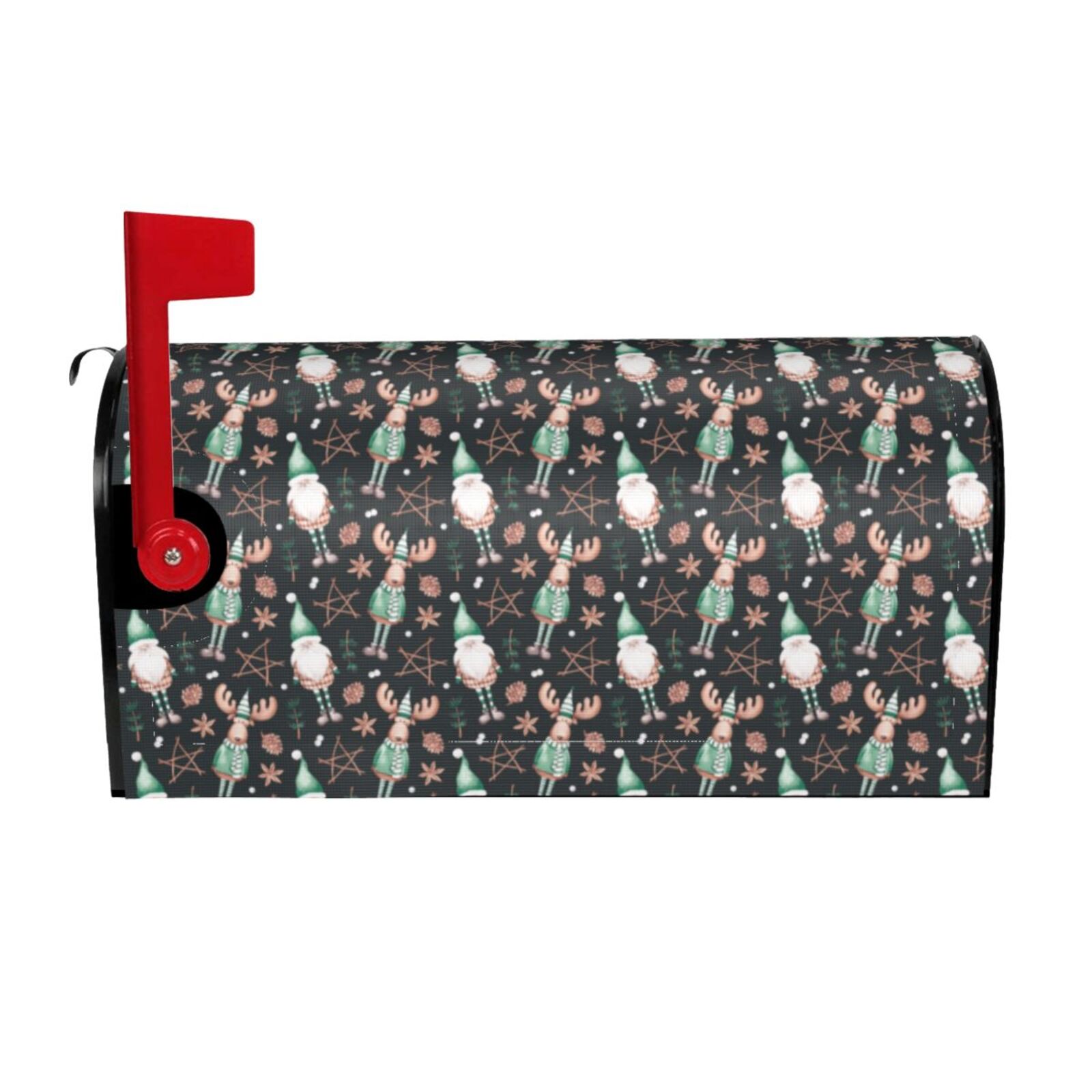 Naloa Christmas cute deer old man Mailbox Covers Magnetic Post Box ...