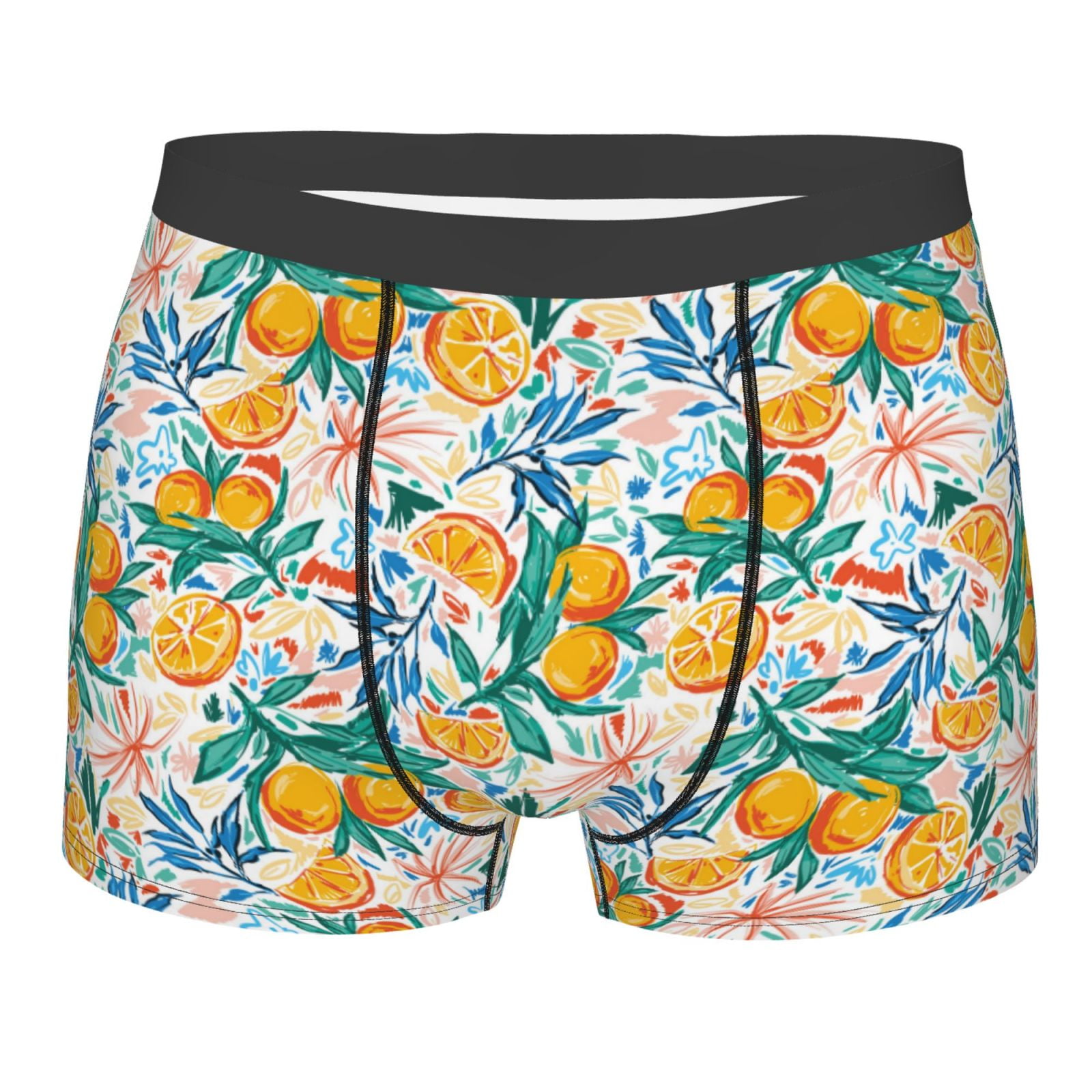 Naloa Colorful Fruits Print Mens Underwear - Boxers for Men, Classic ...