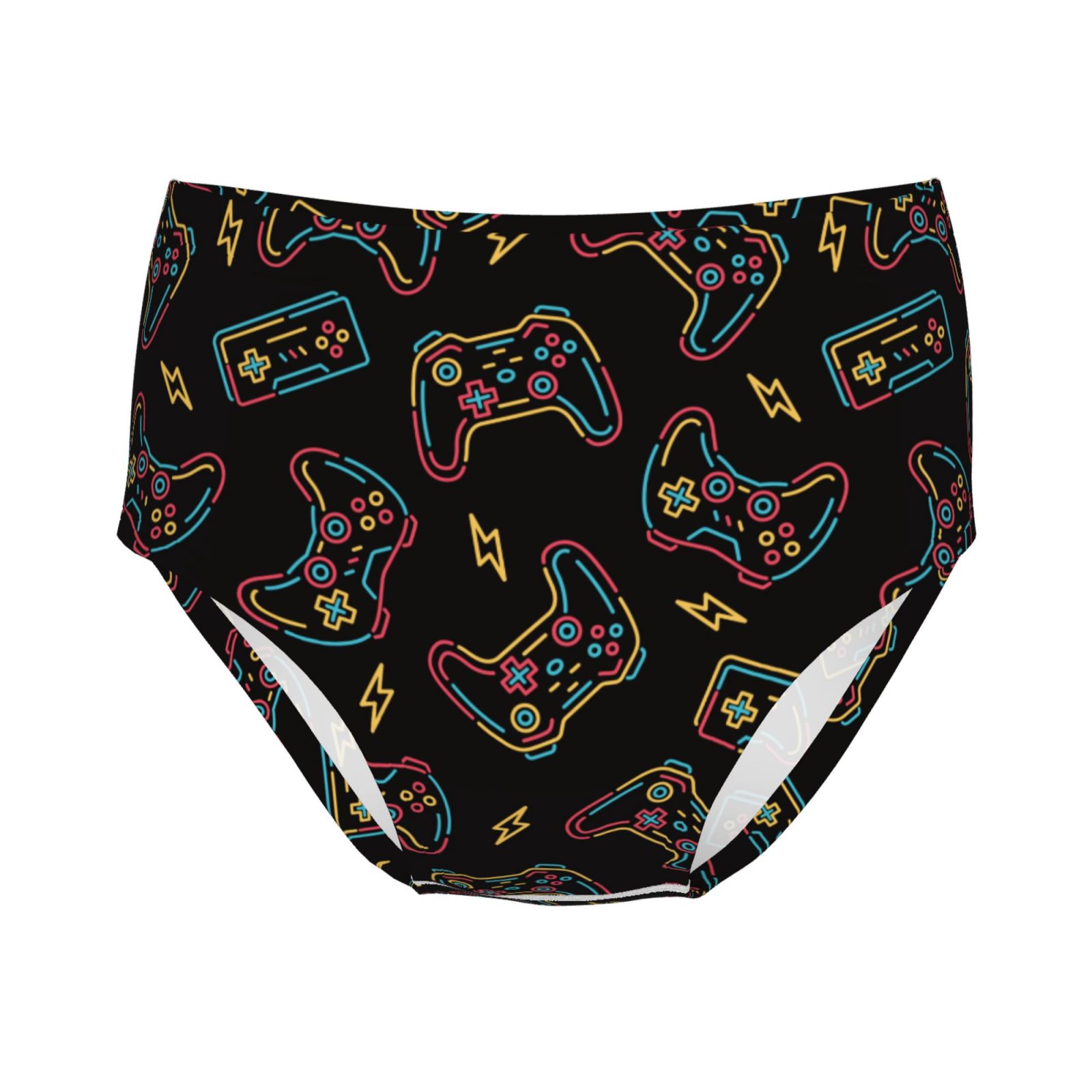 Naloa Colorful Game Controller Print Girls Underwear, Kids' Cotton Underwear Panties - Soft ...