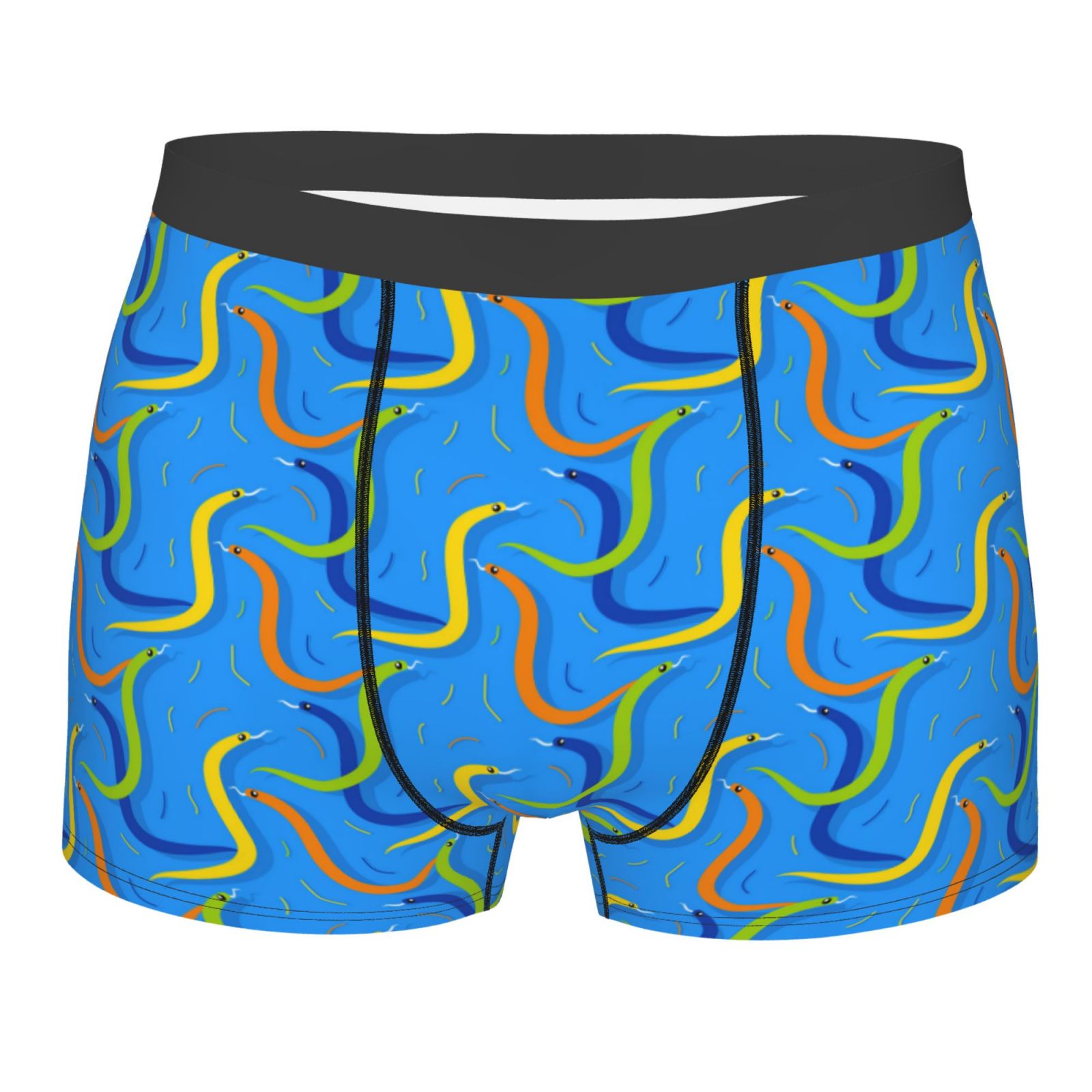 Naloa Colorful Snake Print Mens Underwear - Boxers for Men, Classic ...
