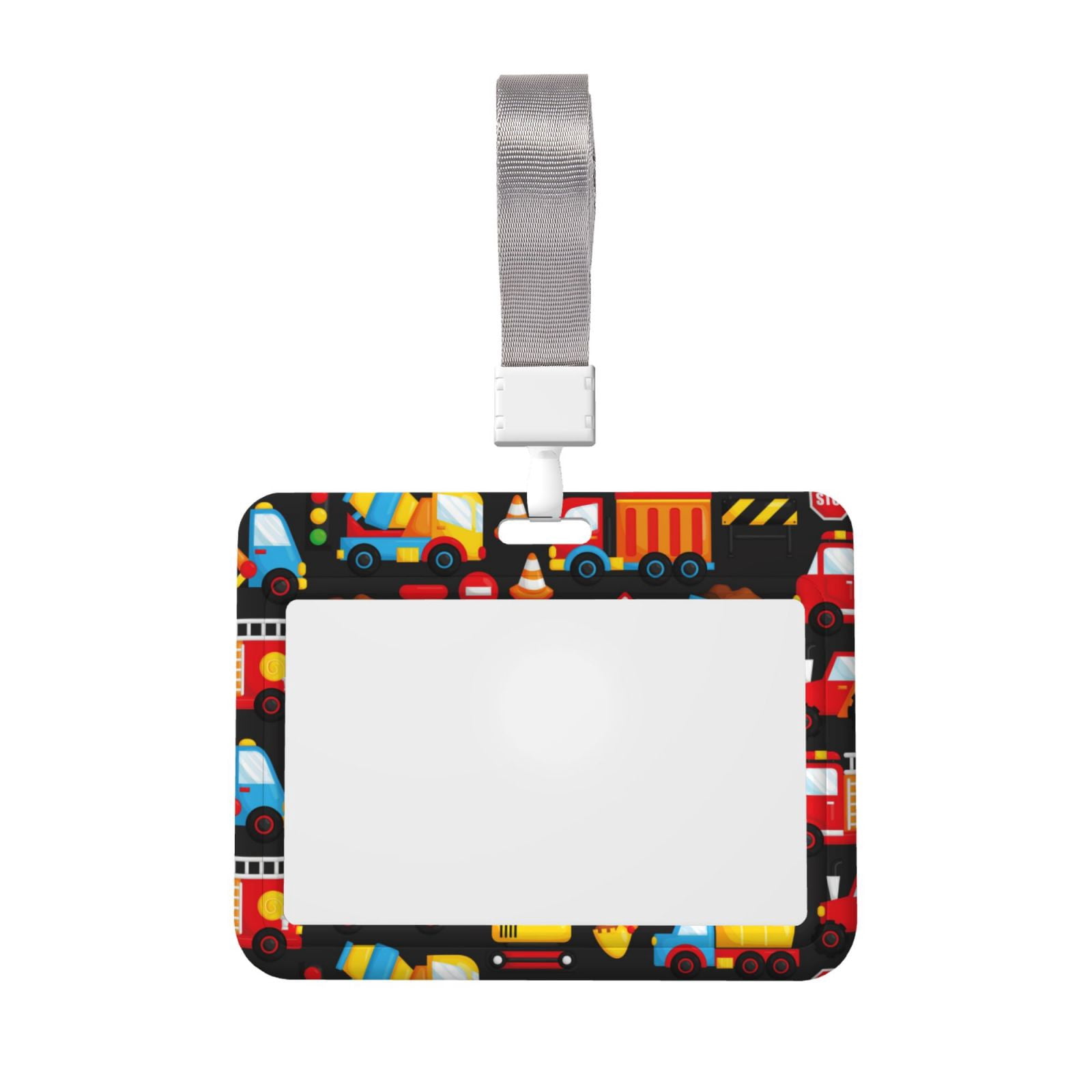 Naloa Construction Truck Card Badge Holder Work Badge Sleeve for Office ...