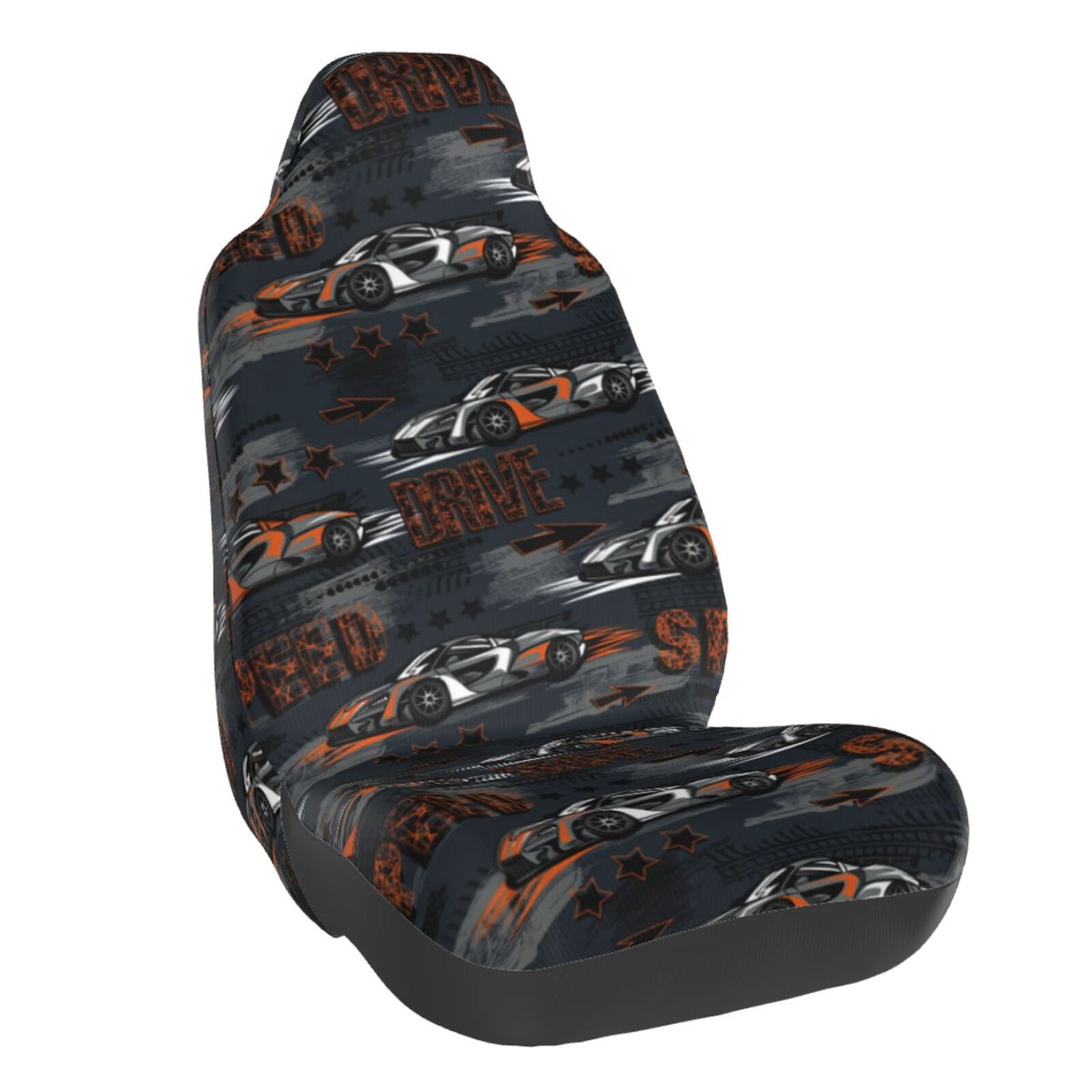 Naloa Cool Sports Car Car Seat Covers Universal Front Seat Coves for ...