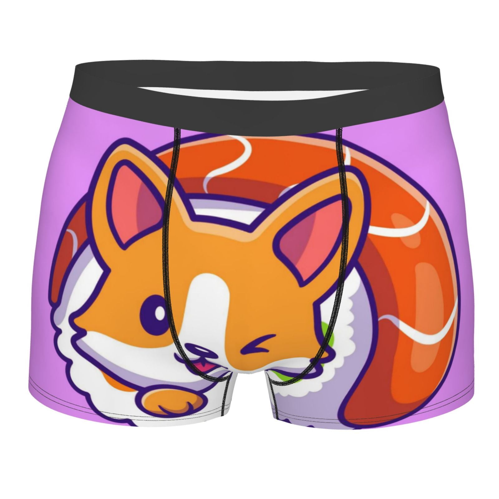 Naloa Corgi In Sushi Roll Print Mens Underwear - Boxers for Men ...