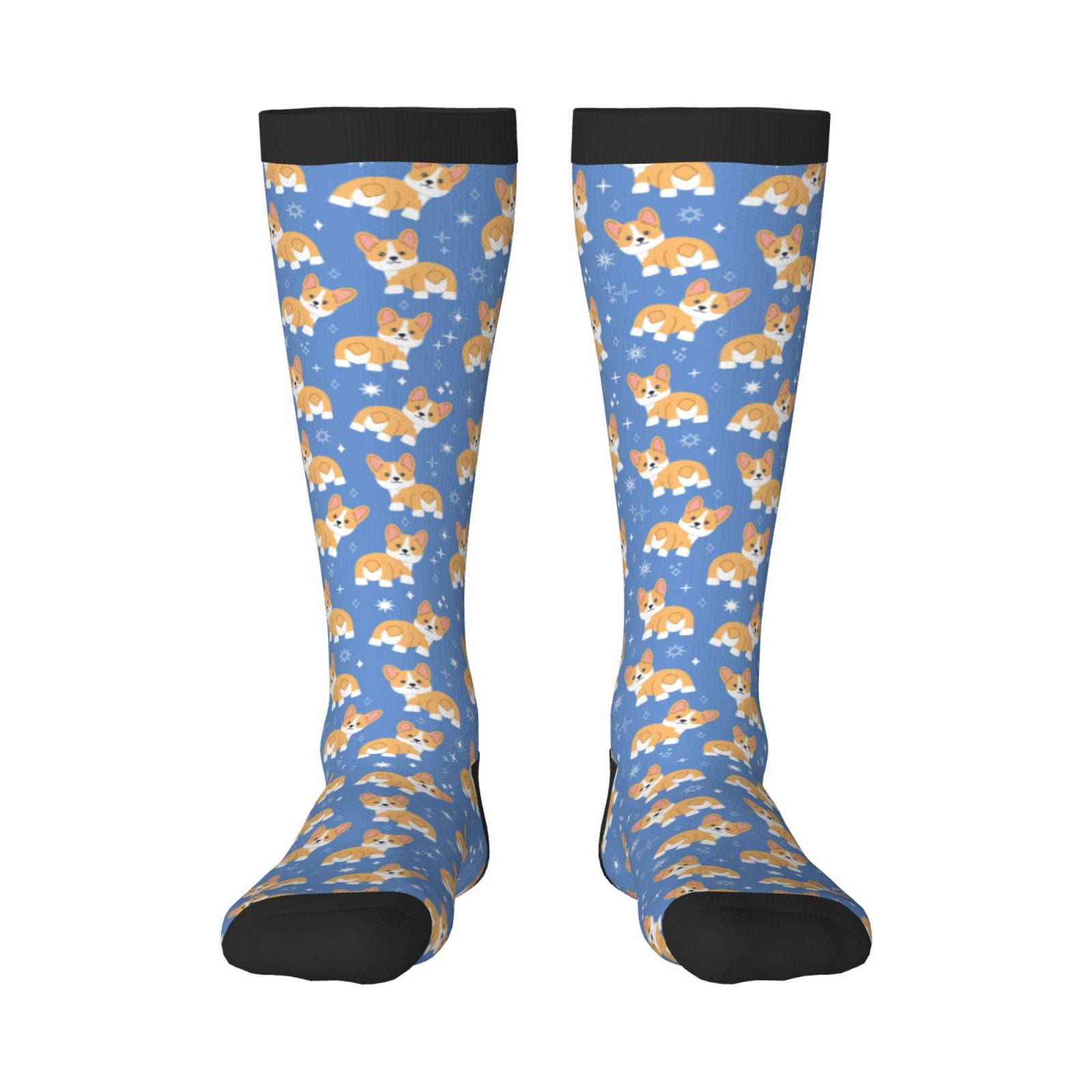 Naloa Corgi Thigh High Socks Extra Long Stretchy Sock Women Over Knee ...