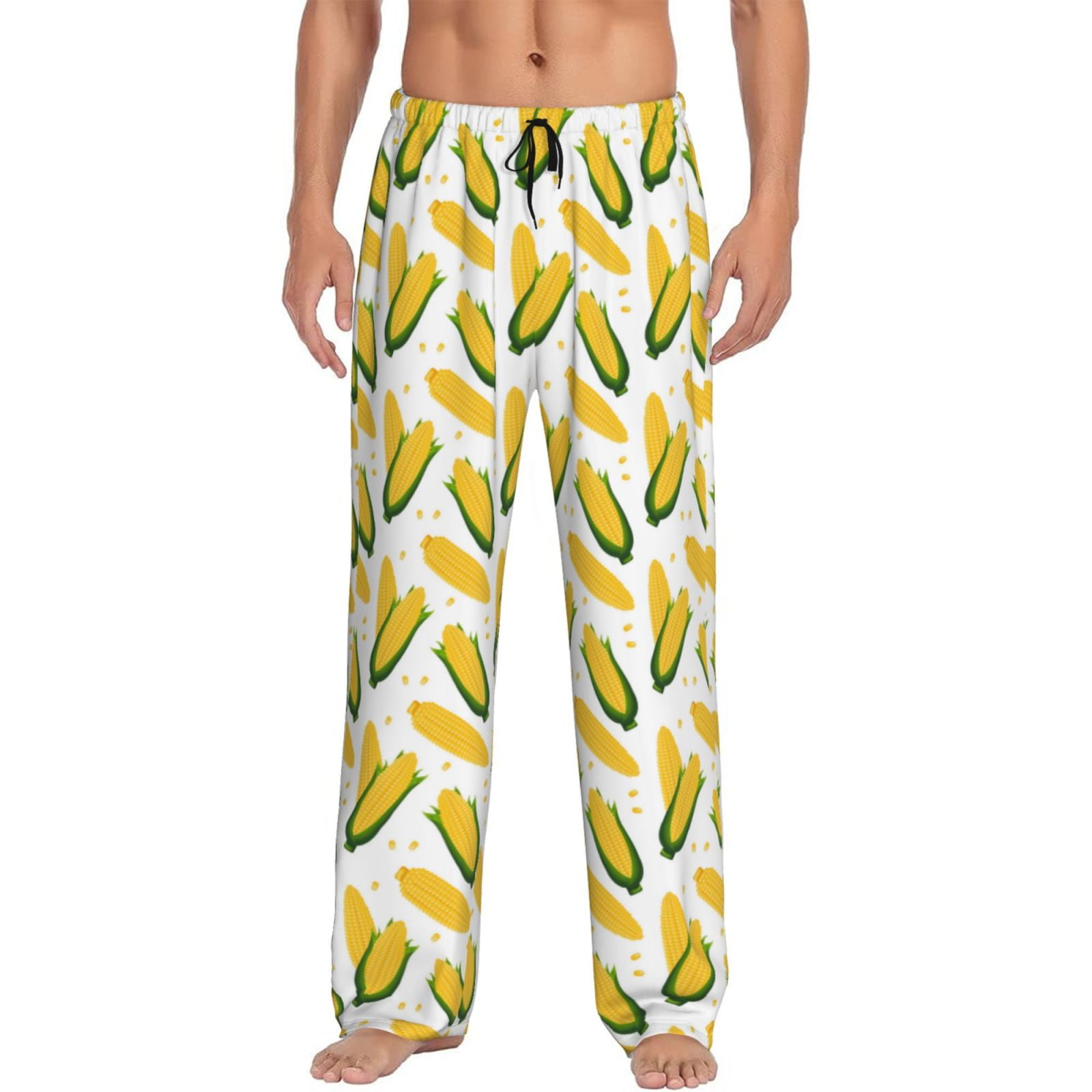 Naloa Corn On The Cob Pajama Pants Men, PJ Bottoms, Sleep & Lounge ...