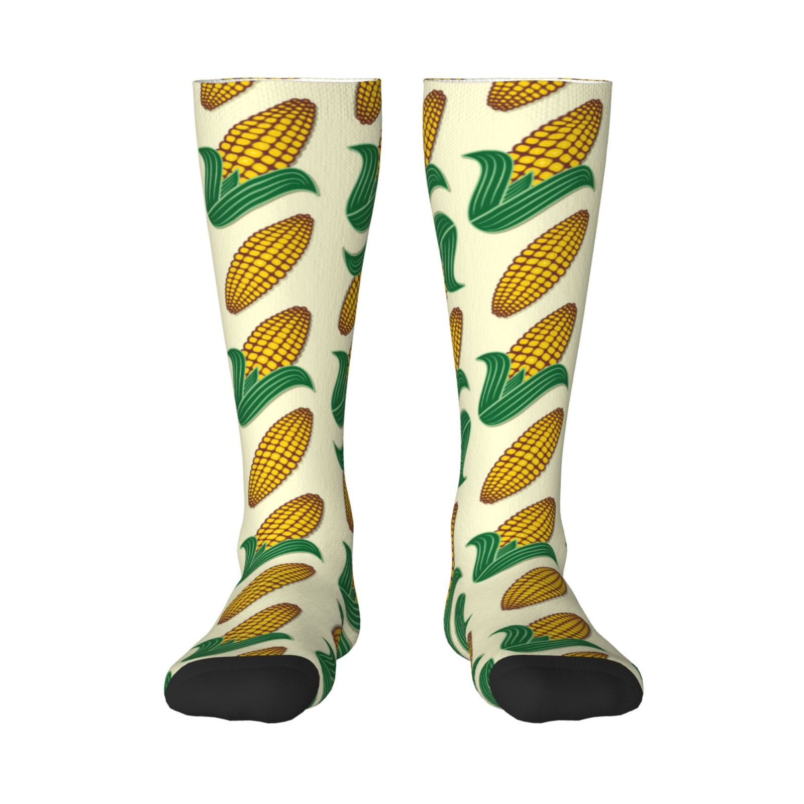 Naloa Corn Thigh High Socks Extra Long Stretchy Sock Women Over Knee ...