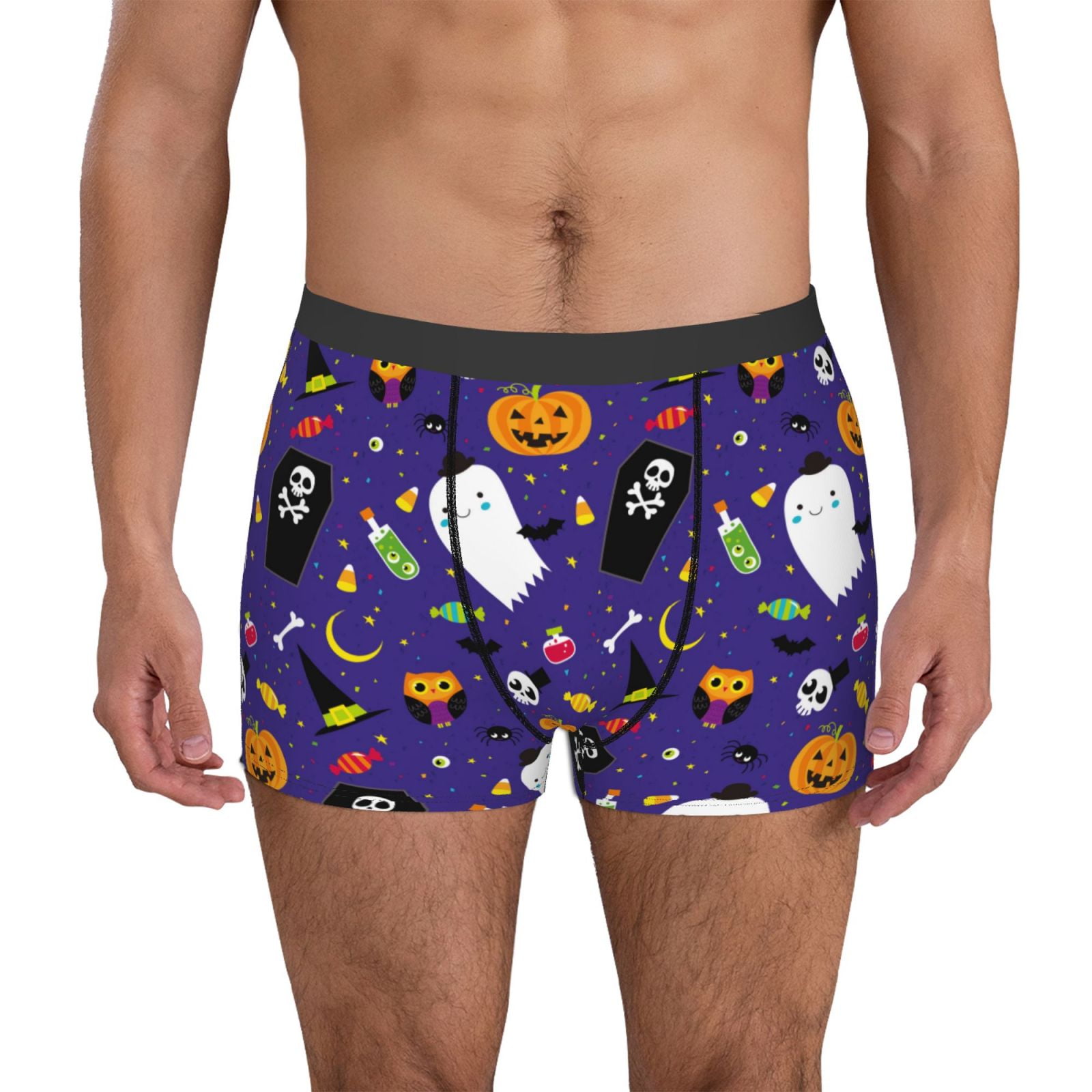 Naloa Cute And Creepy Mens Underwear - Boxers for Men, Mens Boxer ...