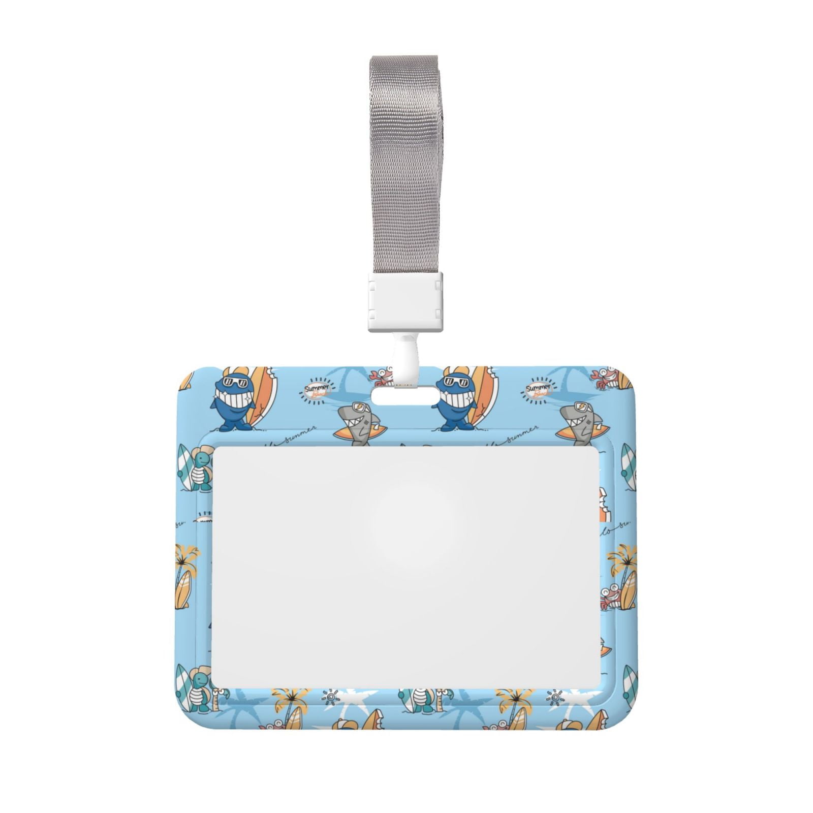 Naloa Cute Animals Surfers Card Badge Holder Work Badge Sleeve for ...