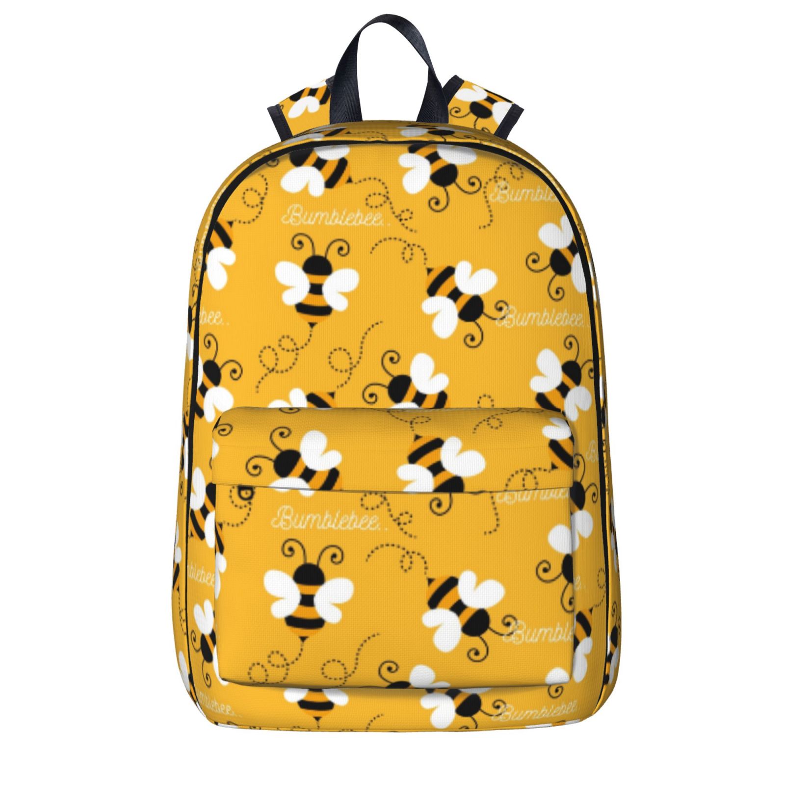 Naloa Cute Bee Butterfly Yelllow Print Laptop Backpack - Computer Bag ...