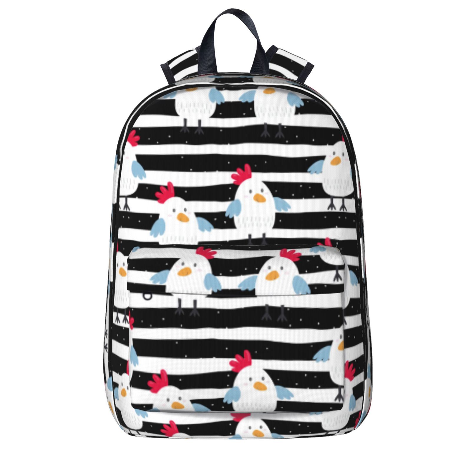 Naloa Cute Chicken Print Laptop Backpack - Computer Bag with 2 ...