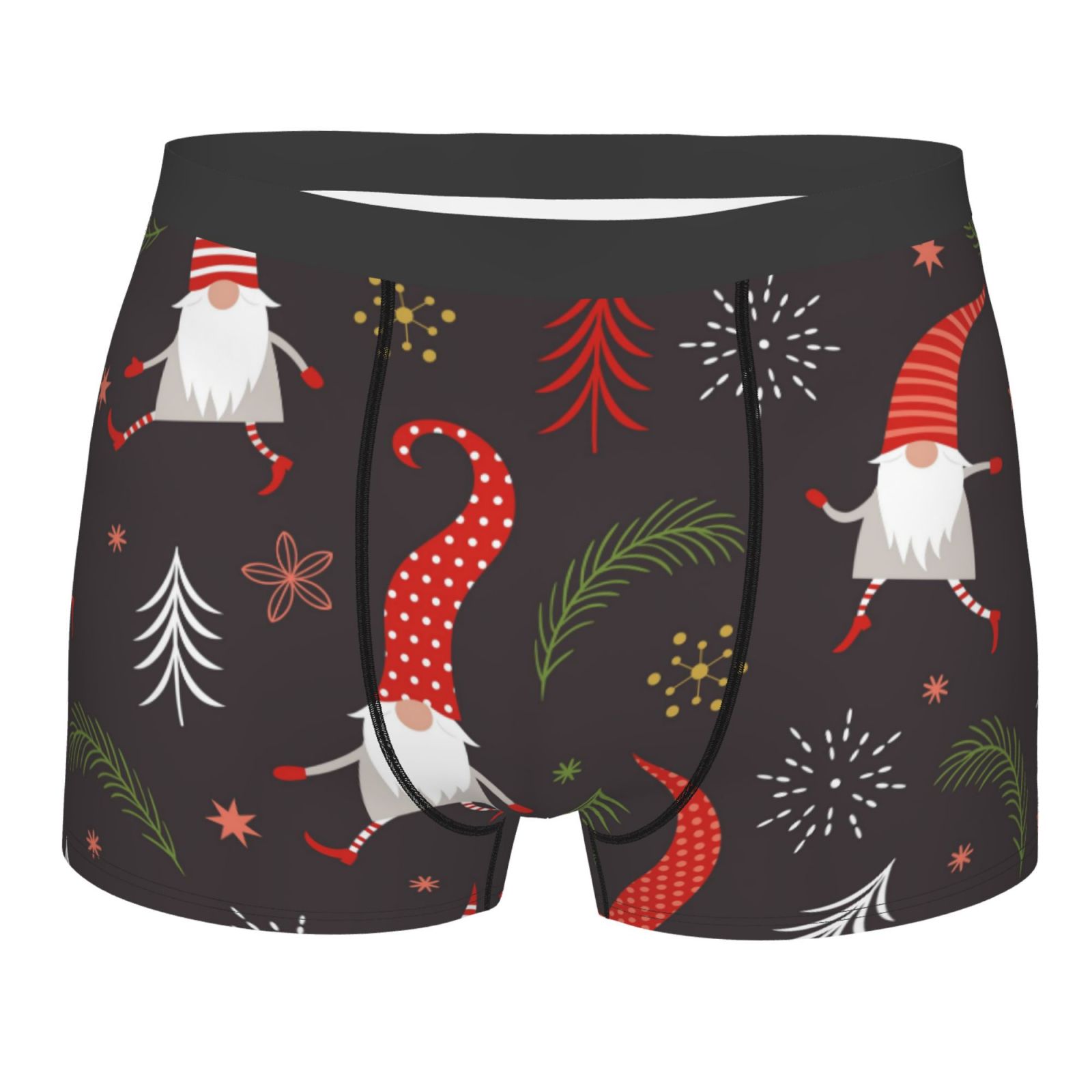 Naloa Cute Christmas Gnomes Print Mens Underwear - Boxers for Men ...