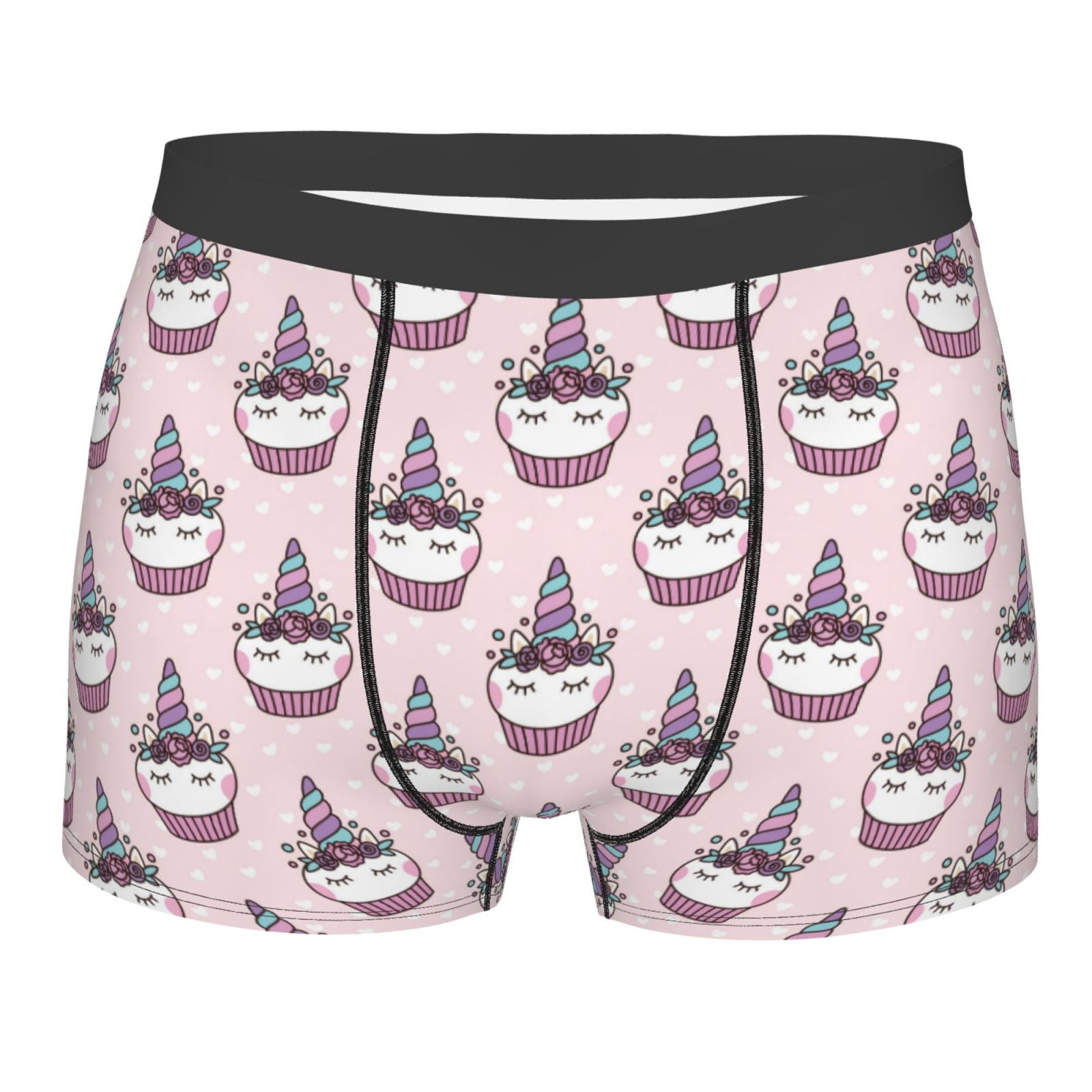 Naloa Cute Cupcake Print Mens Underwear - Boxers for Men, Classic ...