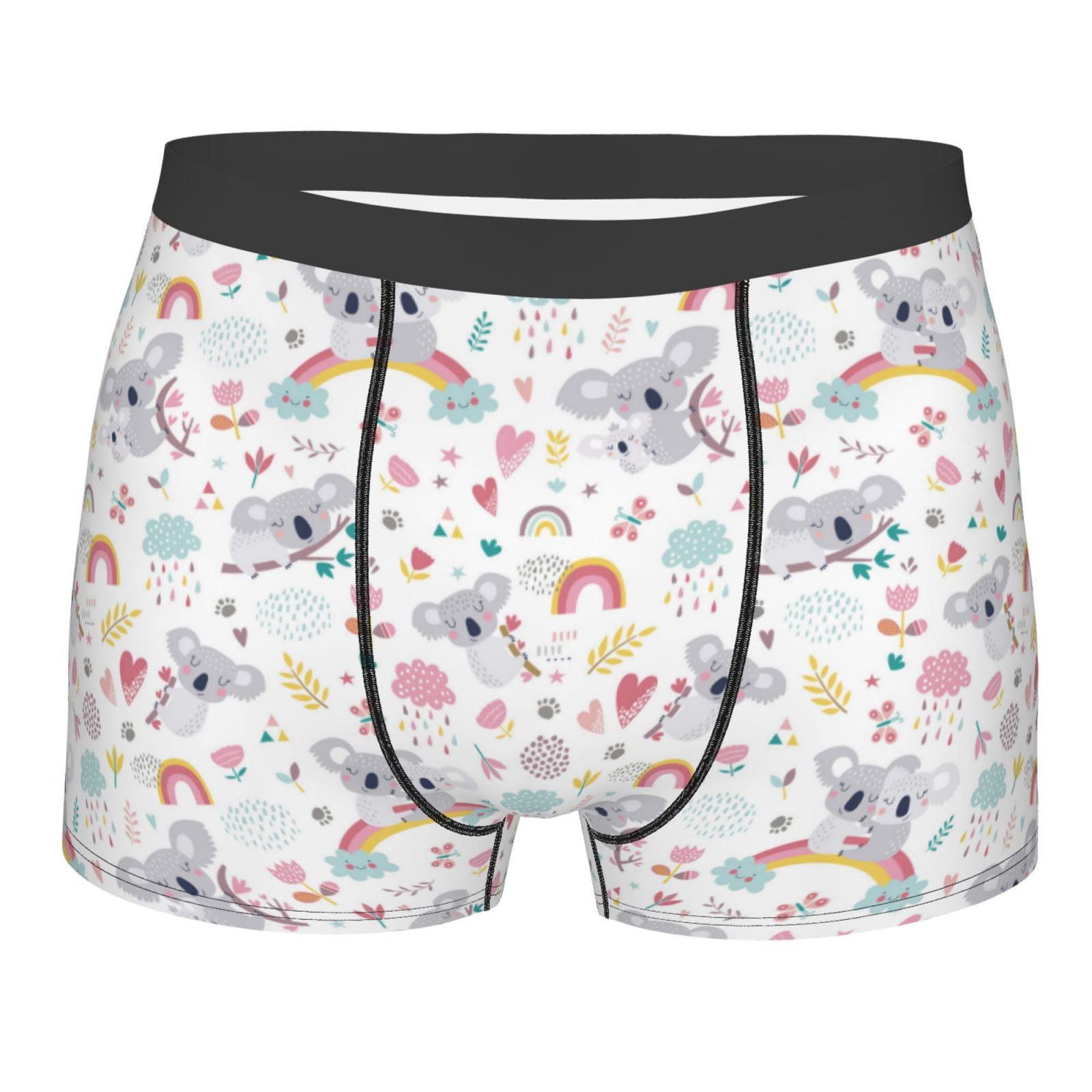 Naloa Cute Koala Print Mens Underwear - Boxers for Men, Classic Briefs ...