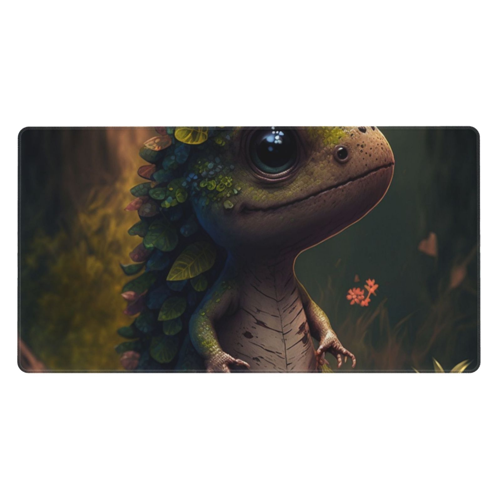 Naloa Cute Leaf Animal Gaming Mouse Pad Large Mouse Mat Long Extended ...