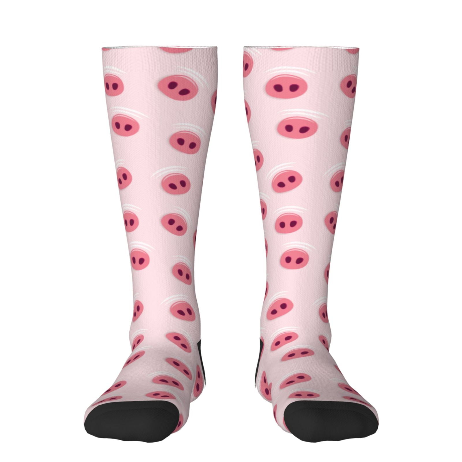 Naloa Cute Pig Nose Thigh High Socks Extra Long Stretchy Sock Women ...