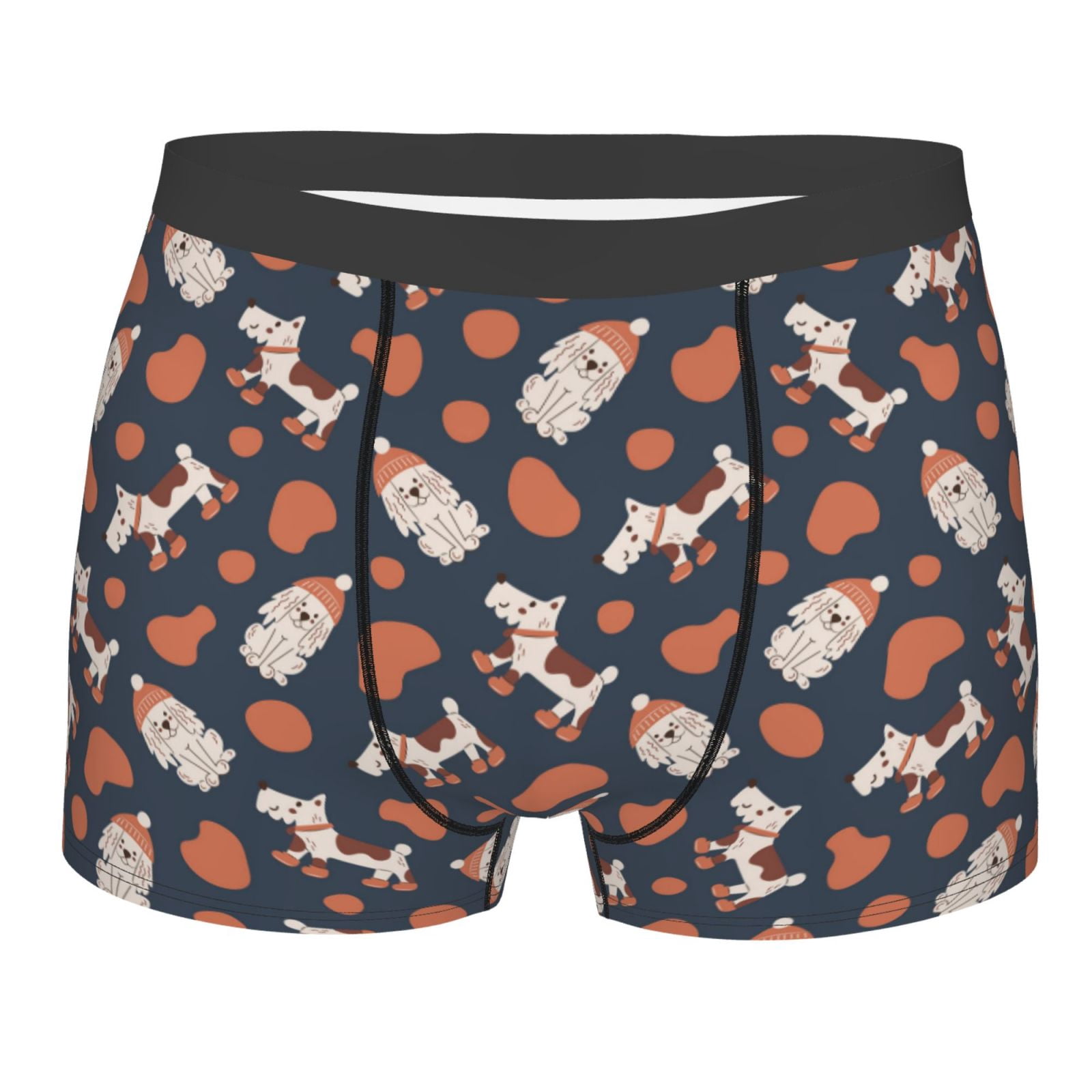 Naloa Cute Puppy Print Mens Underwear - Boxers for Men, Classic Briefs ...