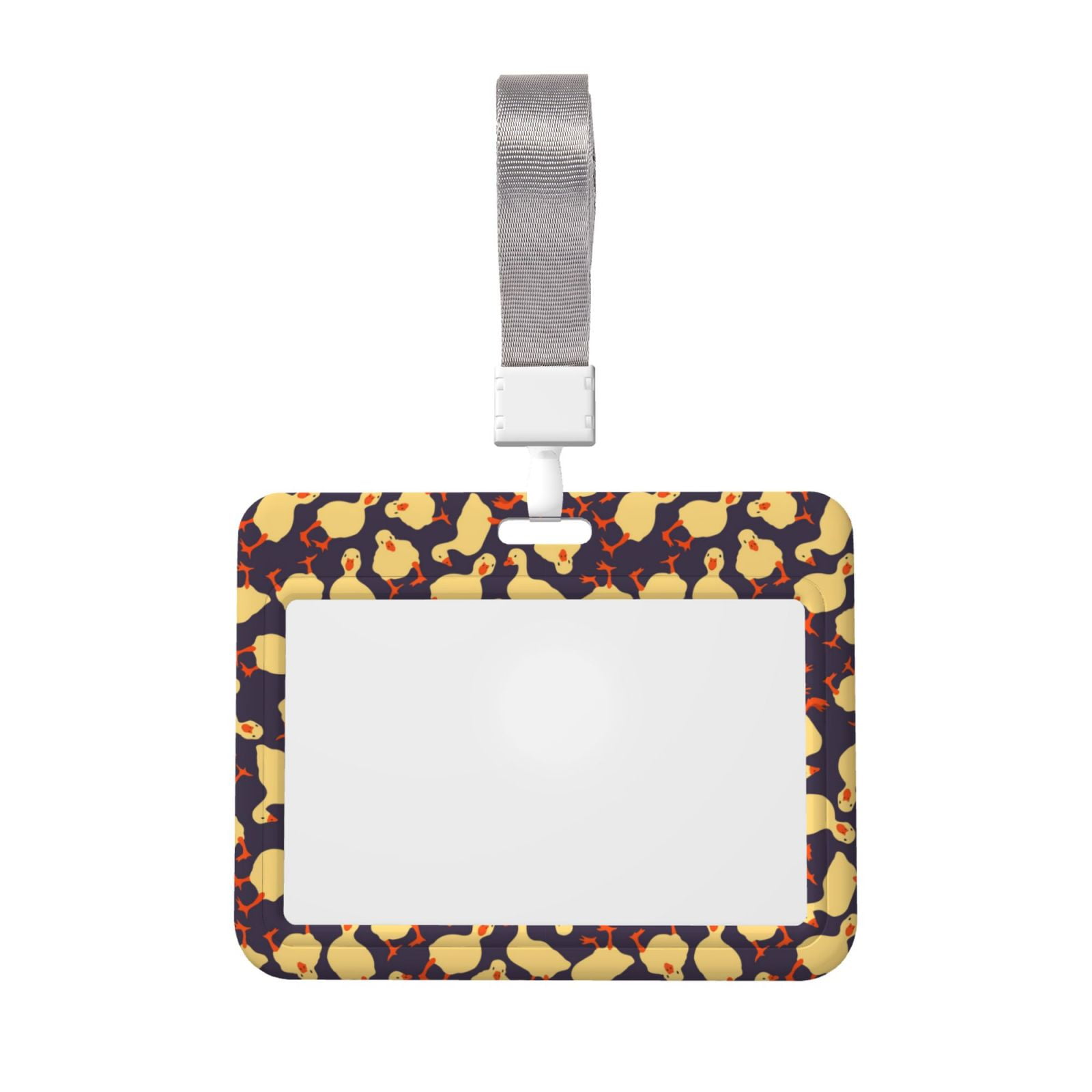 Naloa Cute Small Farm Birds Card Badge Holder Work Badge Sleeve for ...