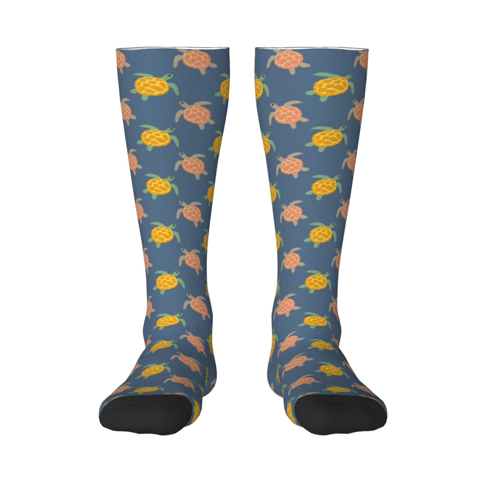 Naloa Cute Turtle Thigh High Socks Extra Long Stretchy Sock Women Over ...