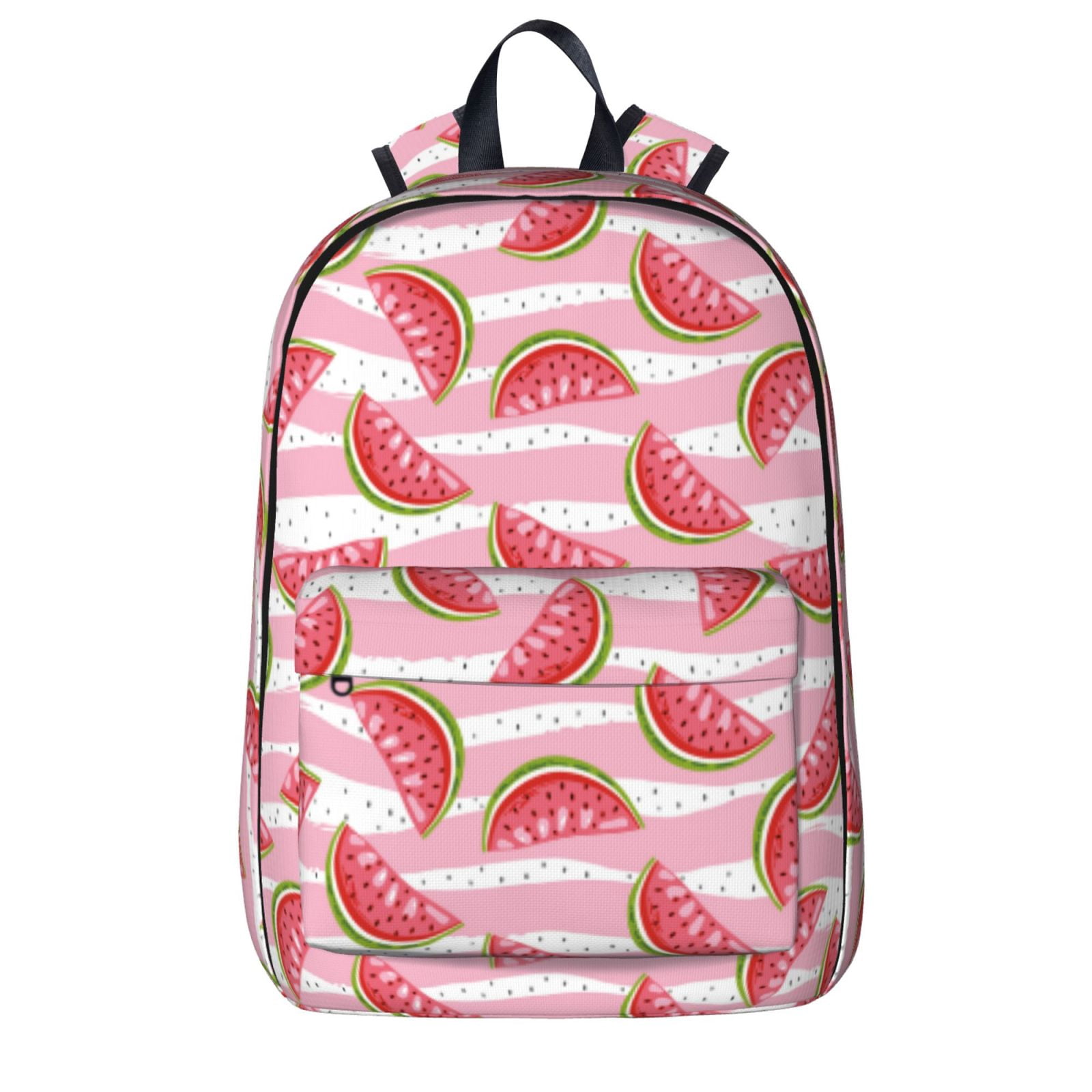 Naloa Cute Watermelon Print Laptop Backpack - Computer Bag with 2 ...