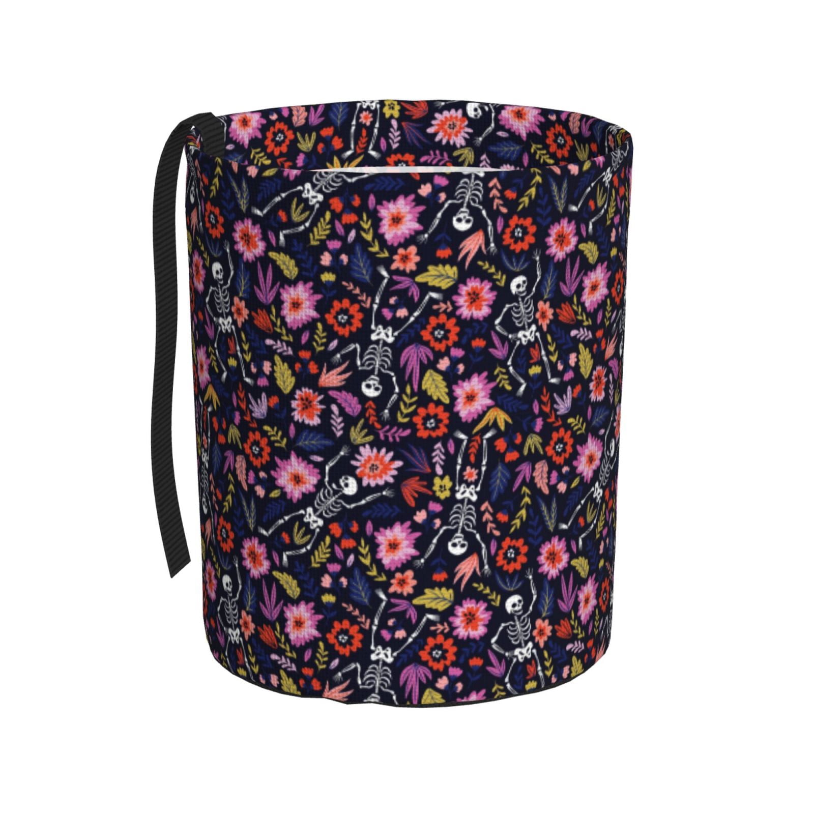Naloa Dancing Skeletons Floral Garden Car Trash Can Garbage Car ...