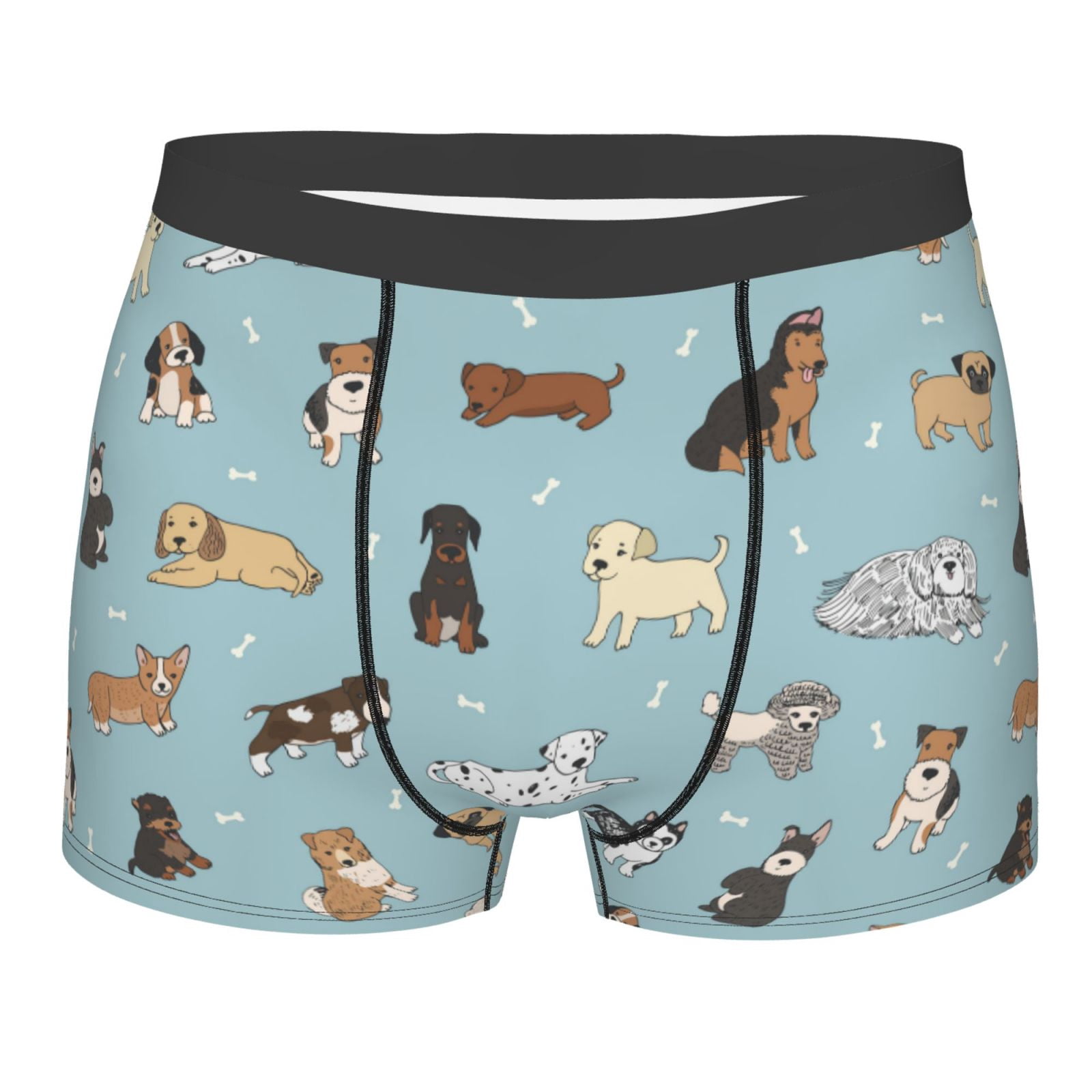 Naloa Dog Pets Print Mens Underwear - Boxers for Men, Classic Briefs ...
