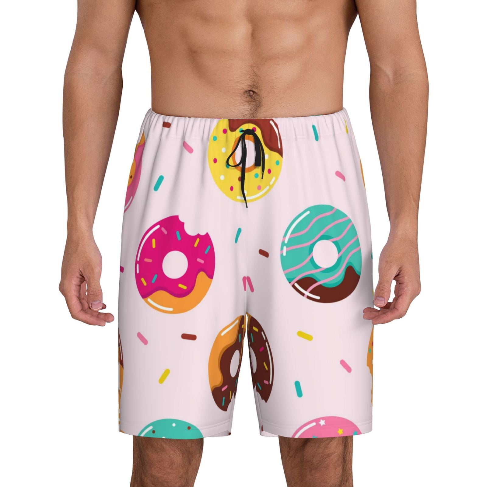 Naloa Donut Men's Short Pajama Pants, Lounge Comfort Shorts with ...
