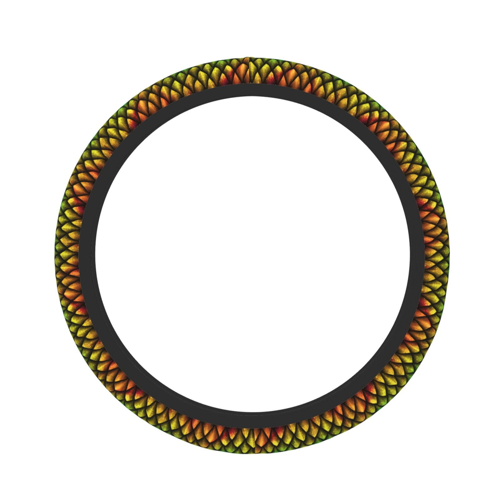 Naloa Dragon Scales Elastic Steering Wheel Cover, Auto Steering Wheel ...