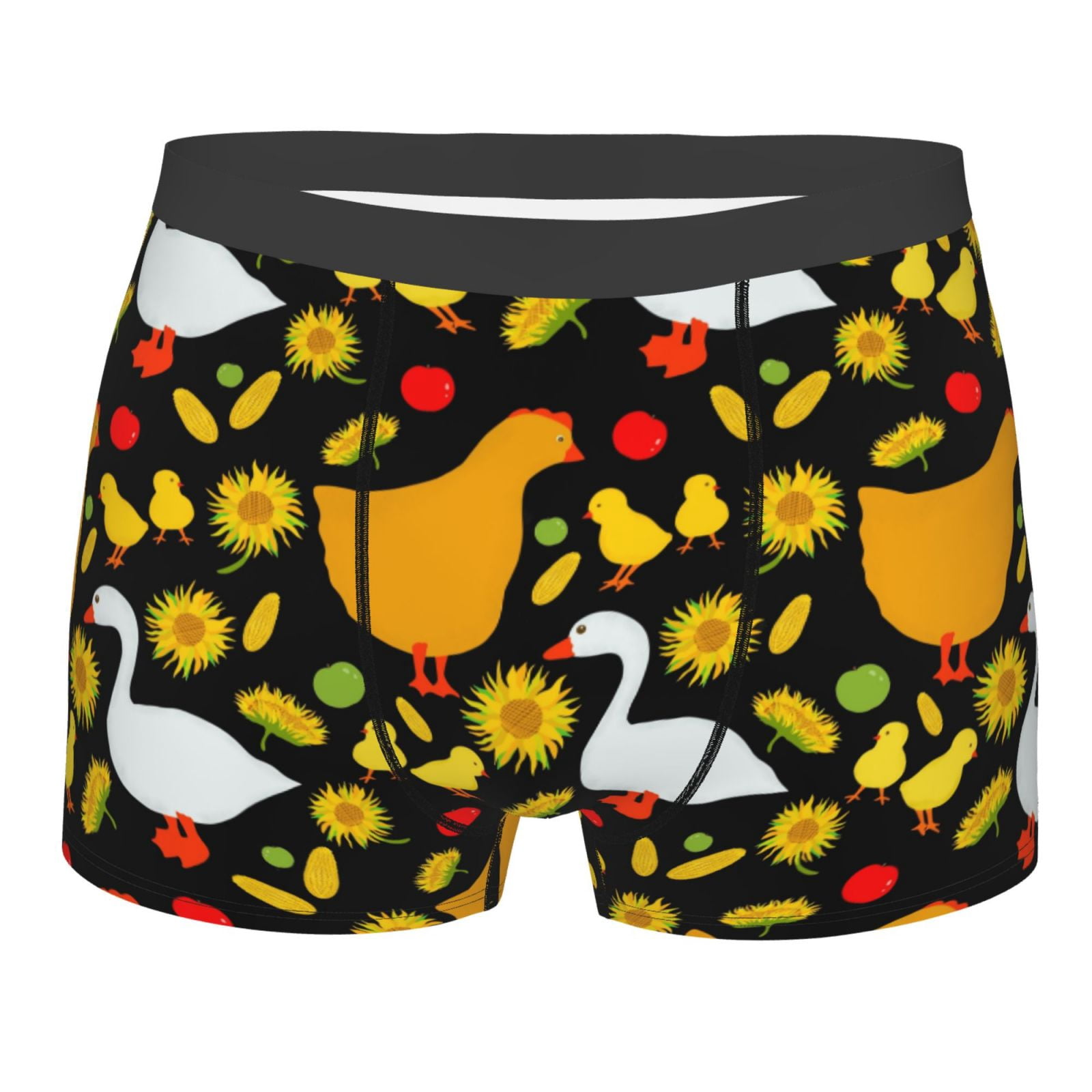Naloa Farm Goose Print Mens Underwear - Boxers for Men, Classic Briefs ...