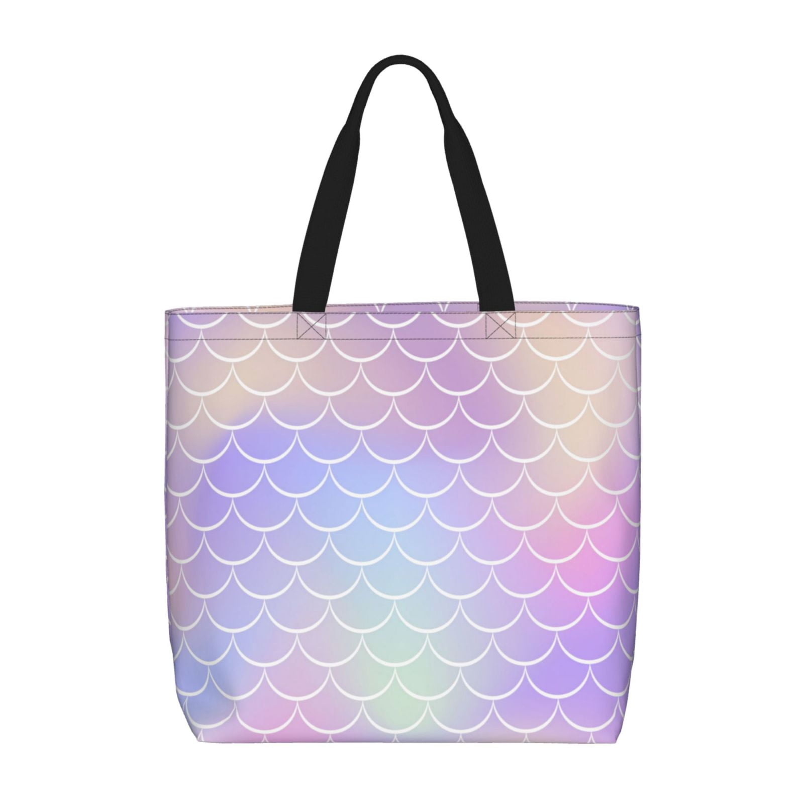 Naloa Fish Scale1 Tote Bag for Women, Foldable Tote Bag With Zipper ...