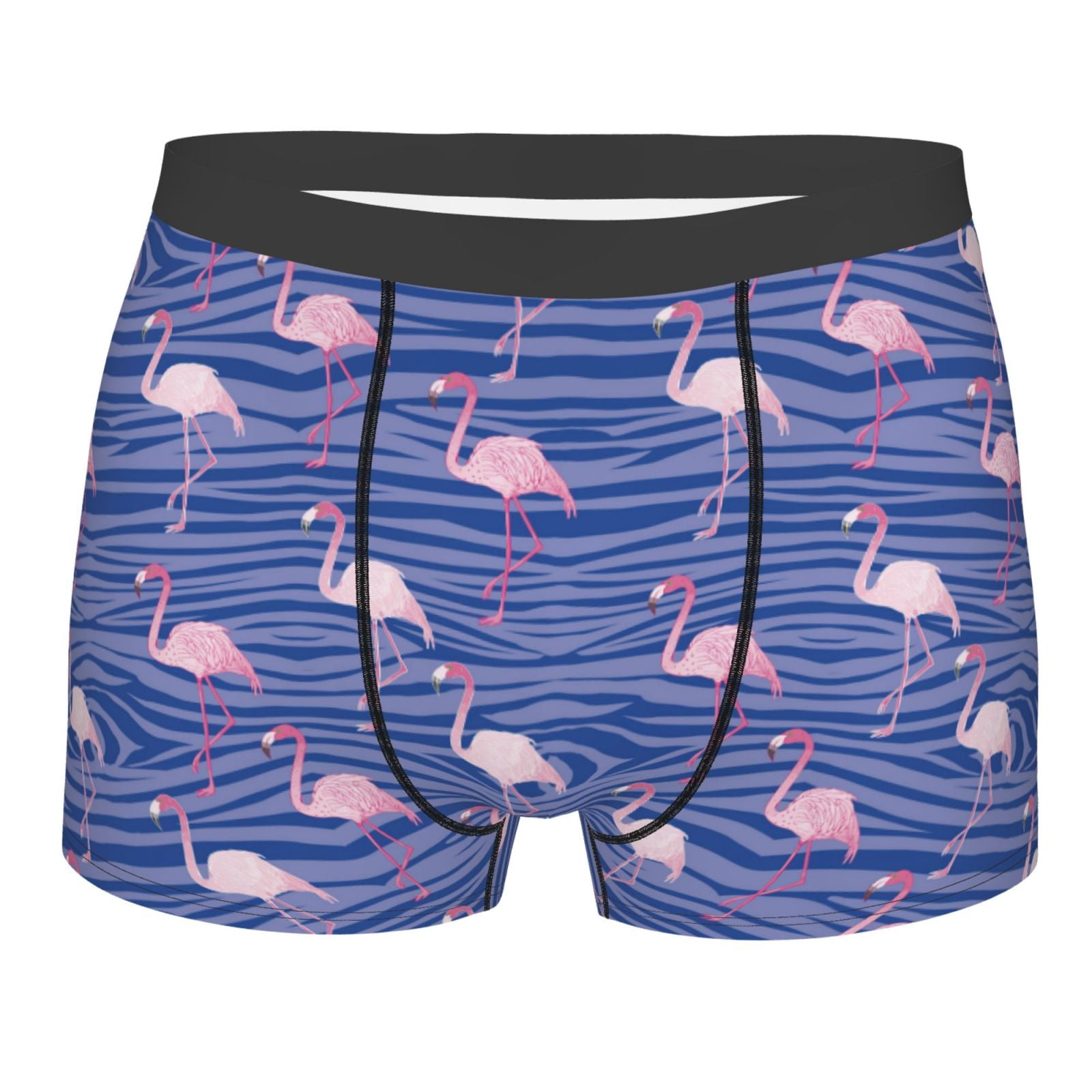 Naloa Flamingo Print Mens Underwear - Boxers for Men, Classic Briefs ...