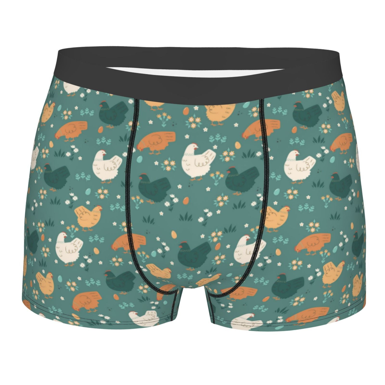 Naloa Flowe Rooster Print Mens Underwear - Boxers for Men, Classic ...