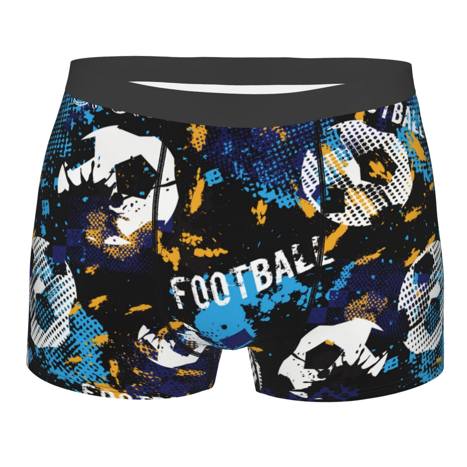Naloa Football Print Mens Underwear - Boxers for Men, Classic Briefs ...