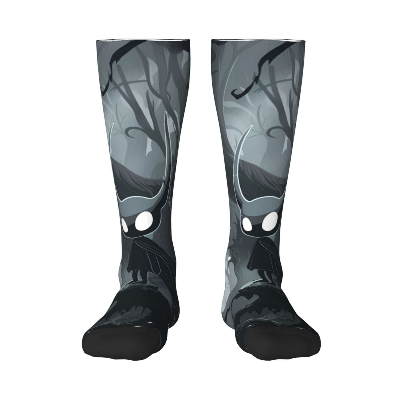 Naloa Forest Black Ghost Warrior Knee Socks, High Socks Long Stretchy Sock Women Knee High ...