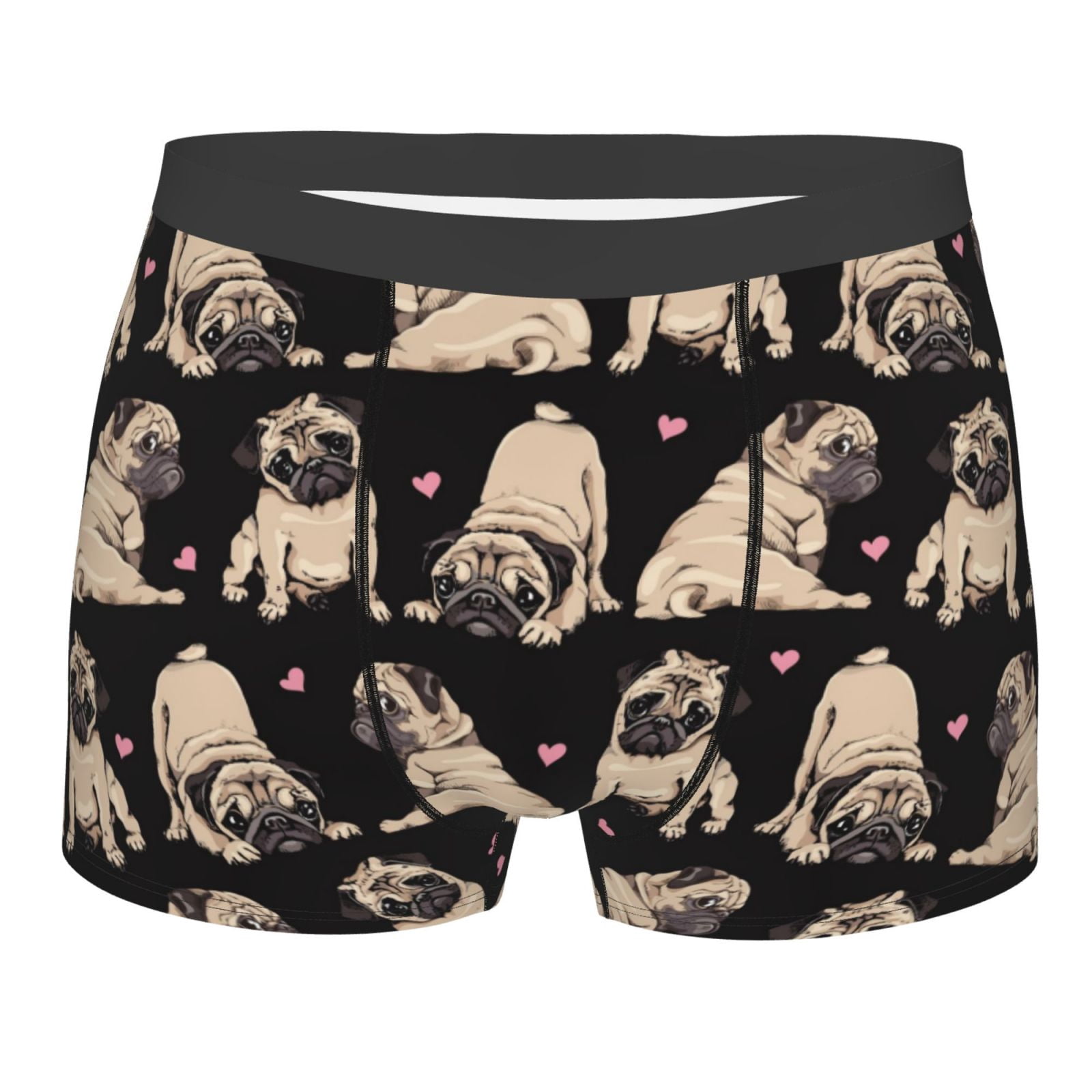 Naloa French Bulldog Print Mens Underwear - Boxers for Men, Classic ...